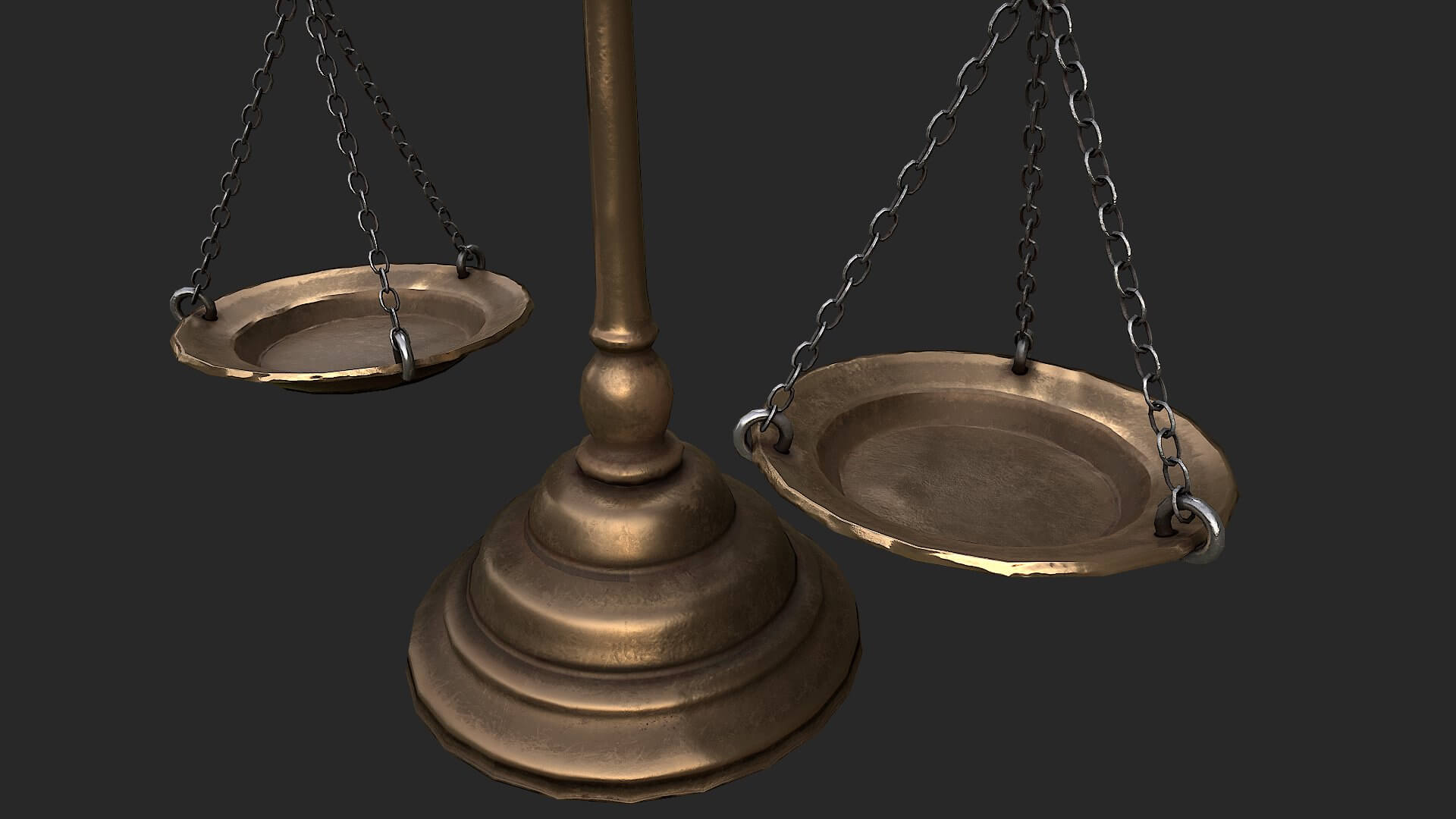Balance Scales - 3D Model by Dereza