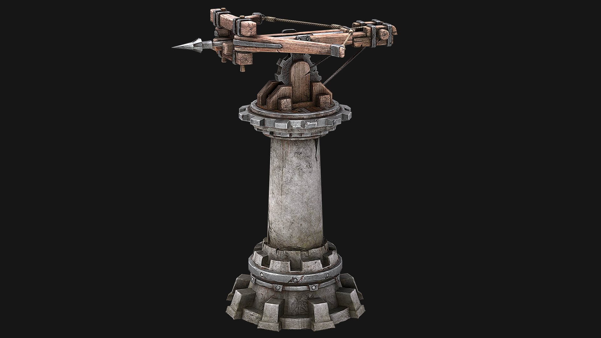 Ballista Tower Pack - 3D Model by Dereza