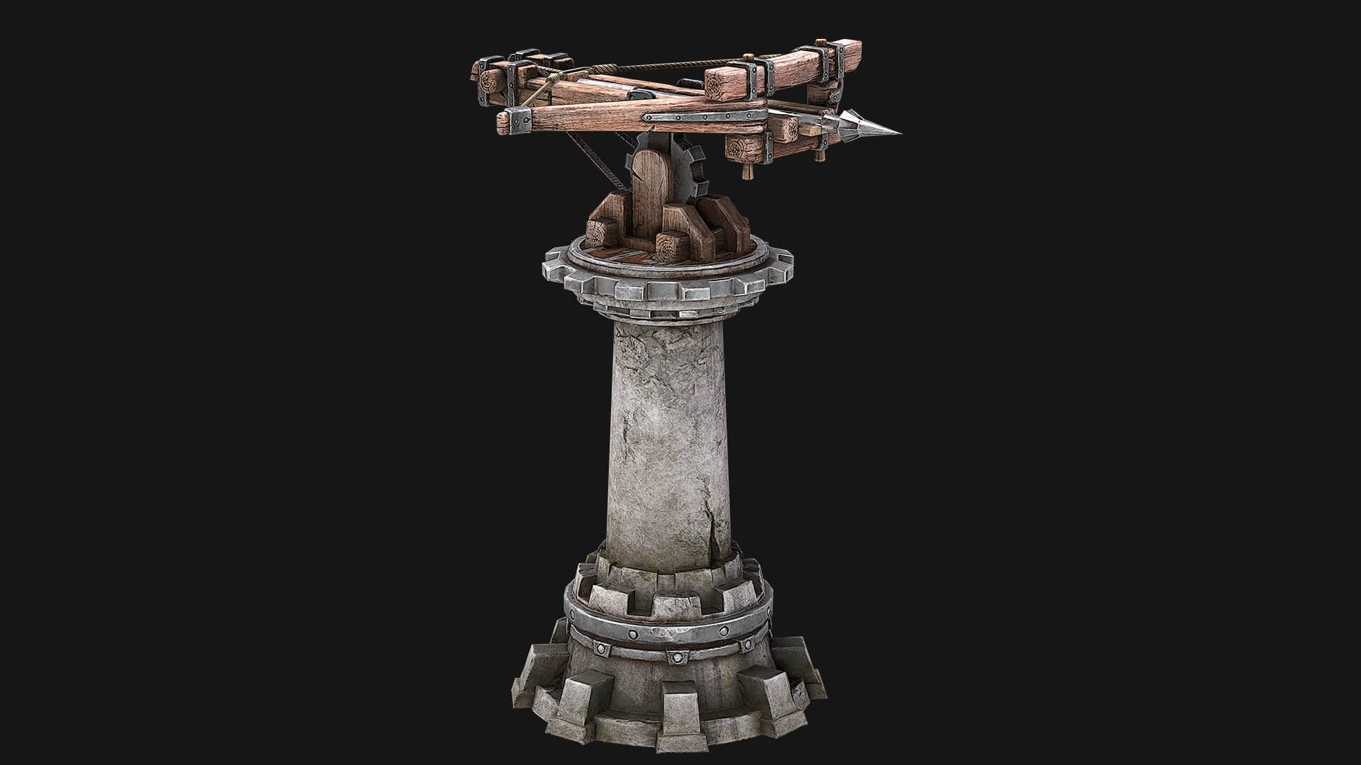 Ballista Tower Pack - 3D Model by Dereza