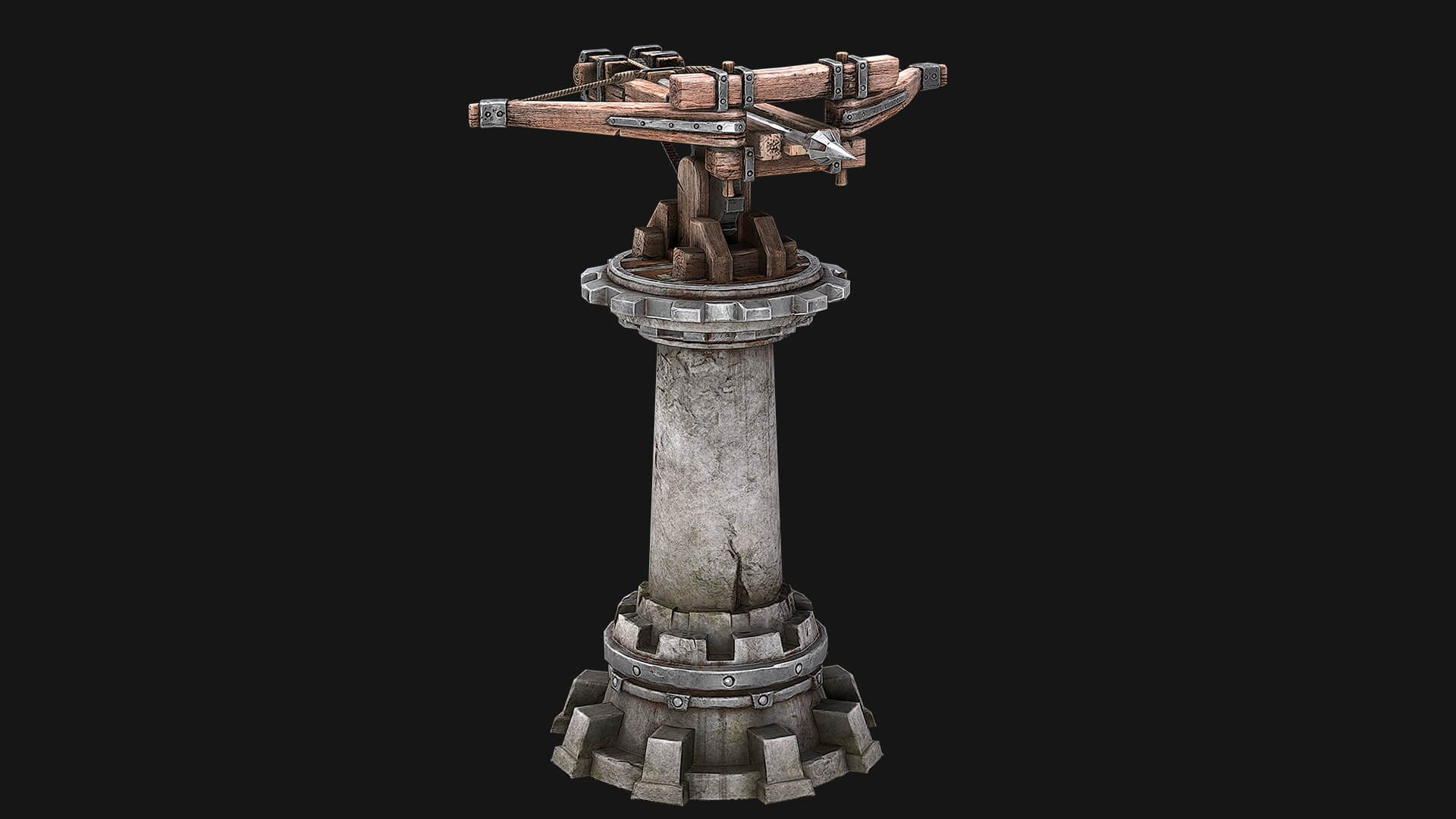 Ballista Tower Pack - 3D Model by Dereza