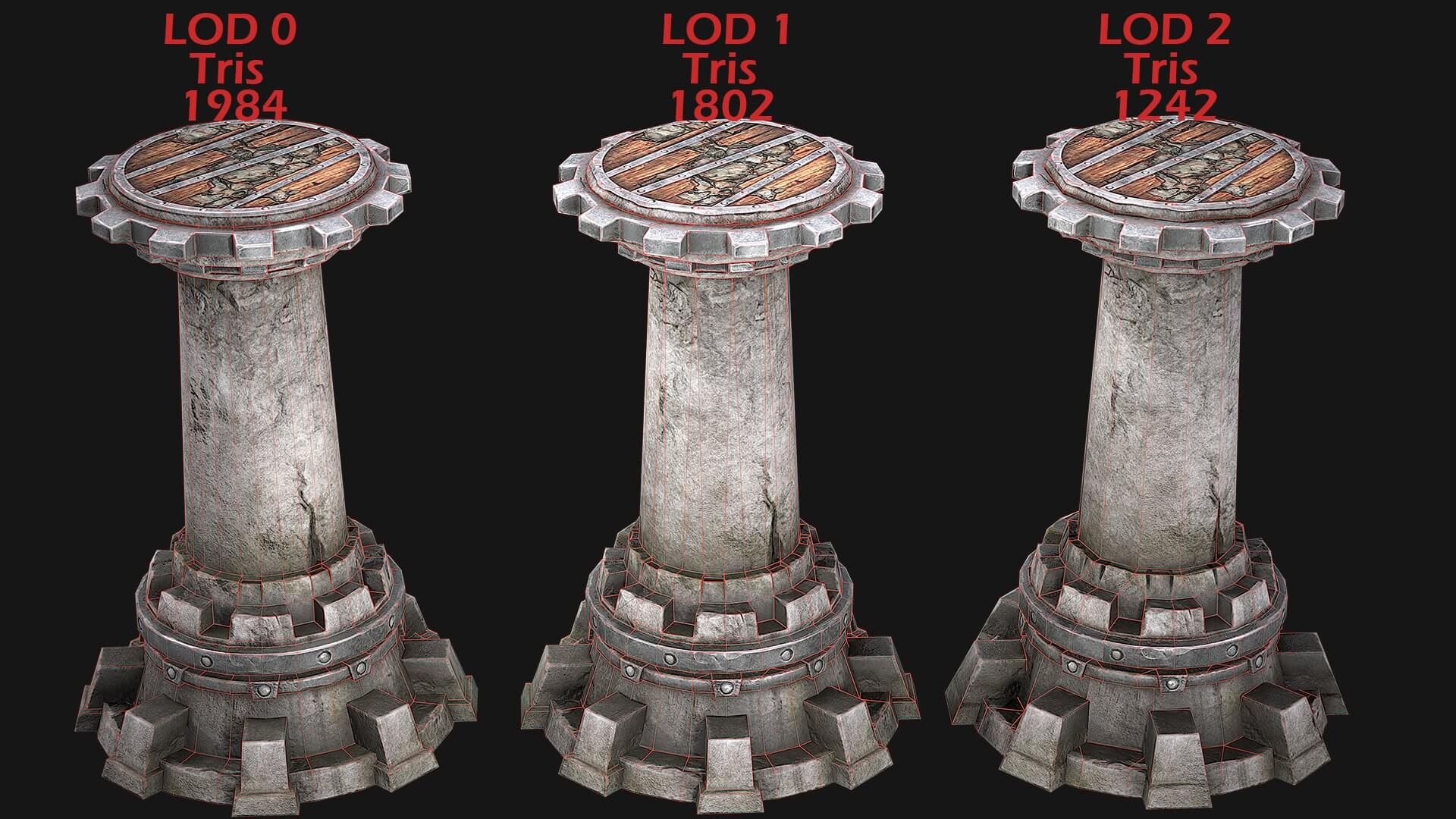 Ballista Tower Pack - 3D Model by Dereza