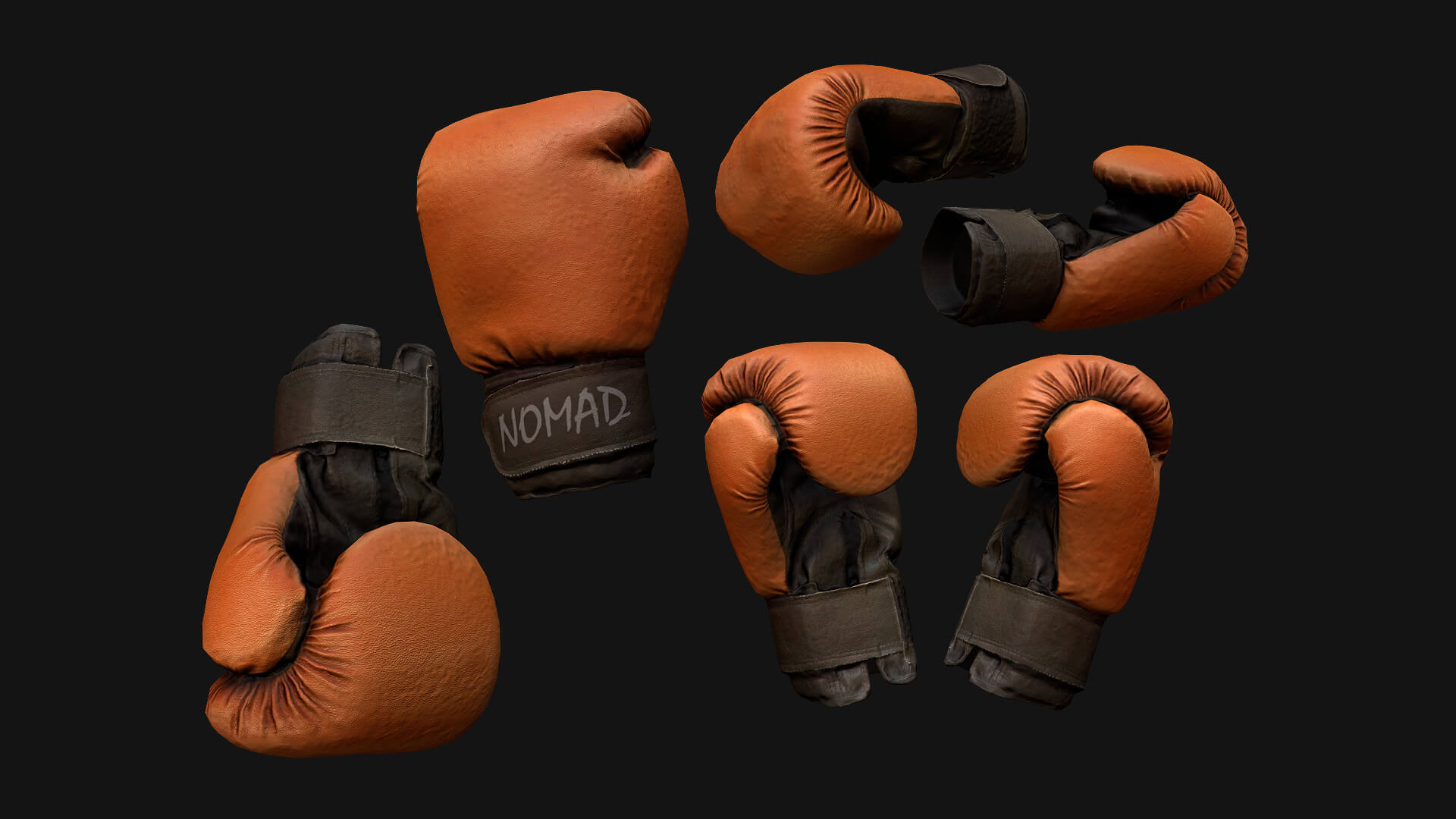 Boxing Gloves Pack - 3D Model by Dereza