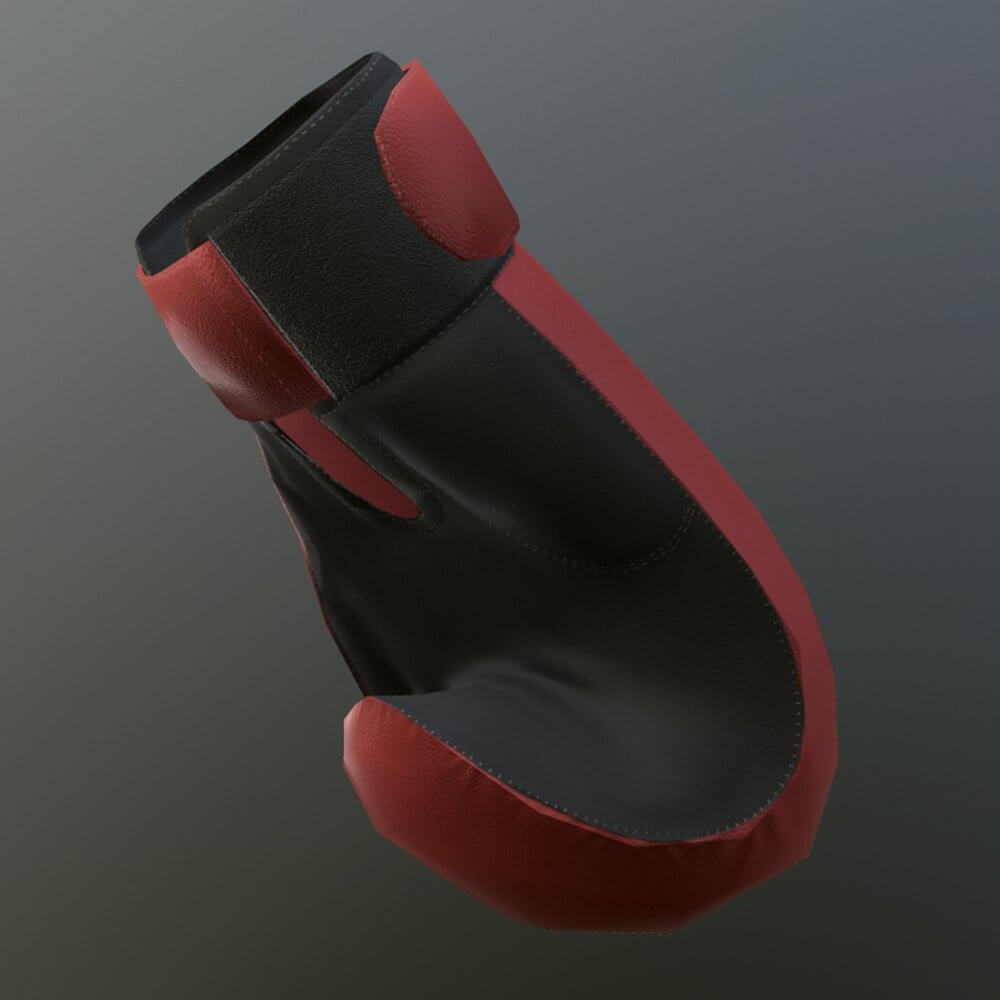 Boxing Gloves - 3D Model by Dereza