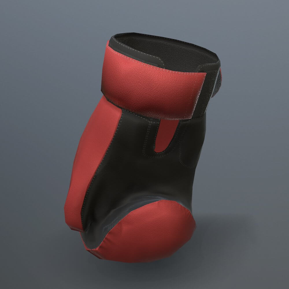Boxing Gloves - 3D Model by Dereza