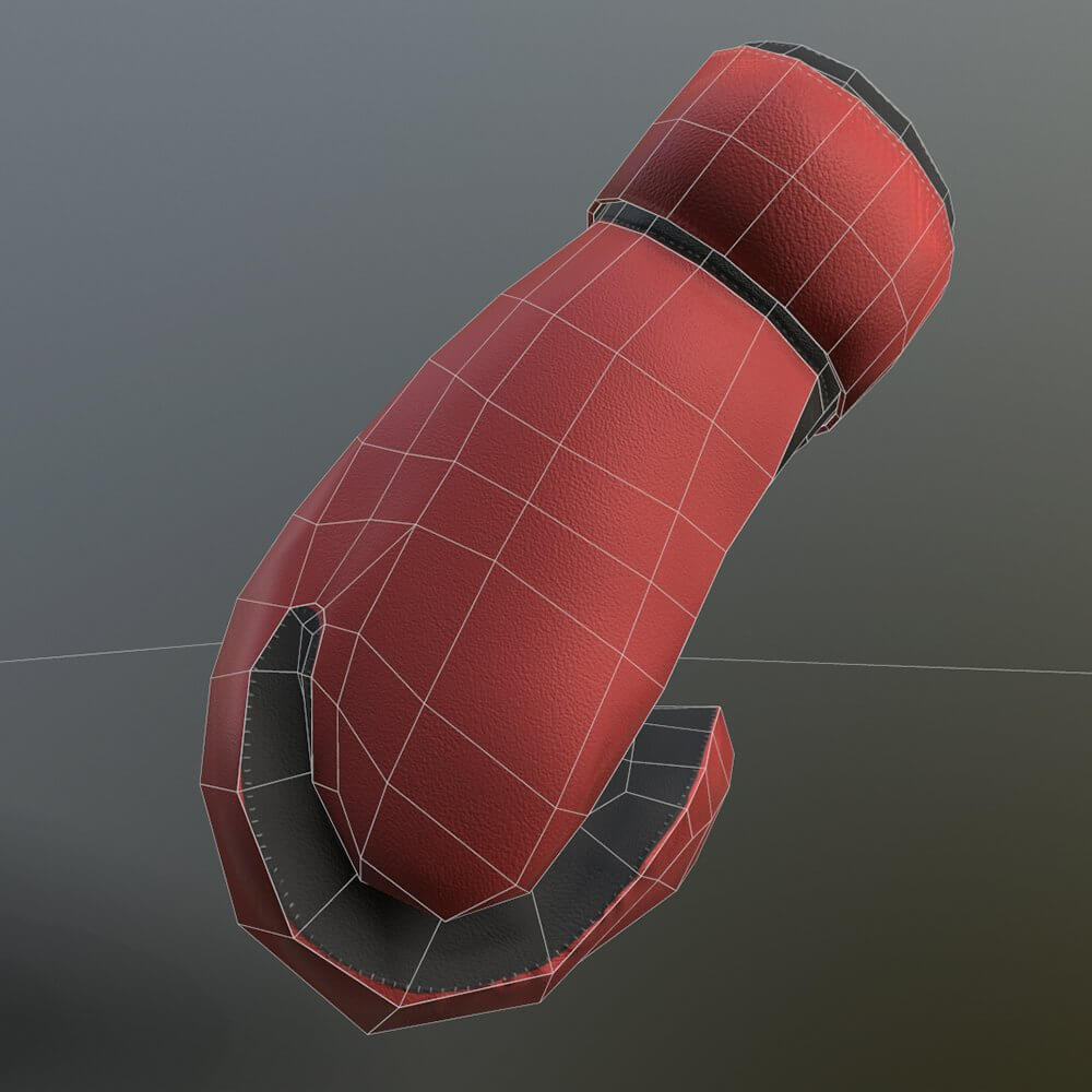 Boxing Gloves - 3D Model by Dereza