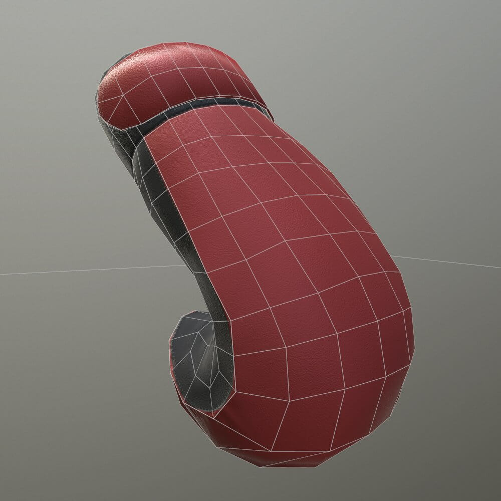 Boxing Gloves - 3D Model by Dereza