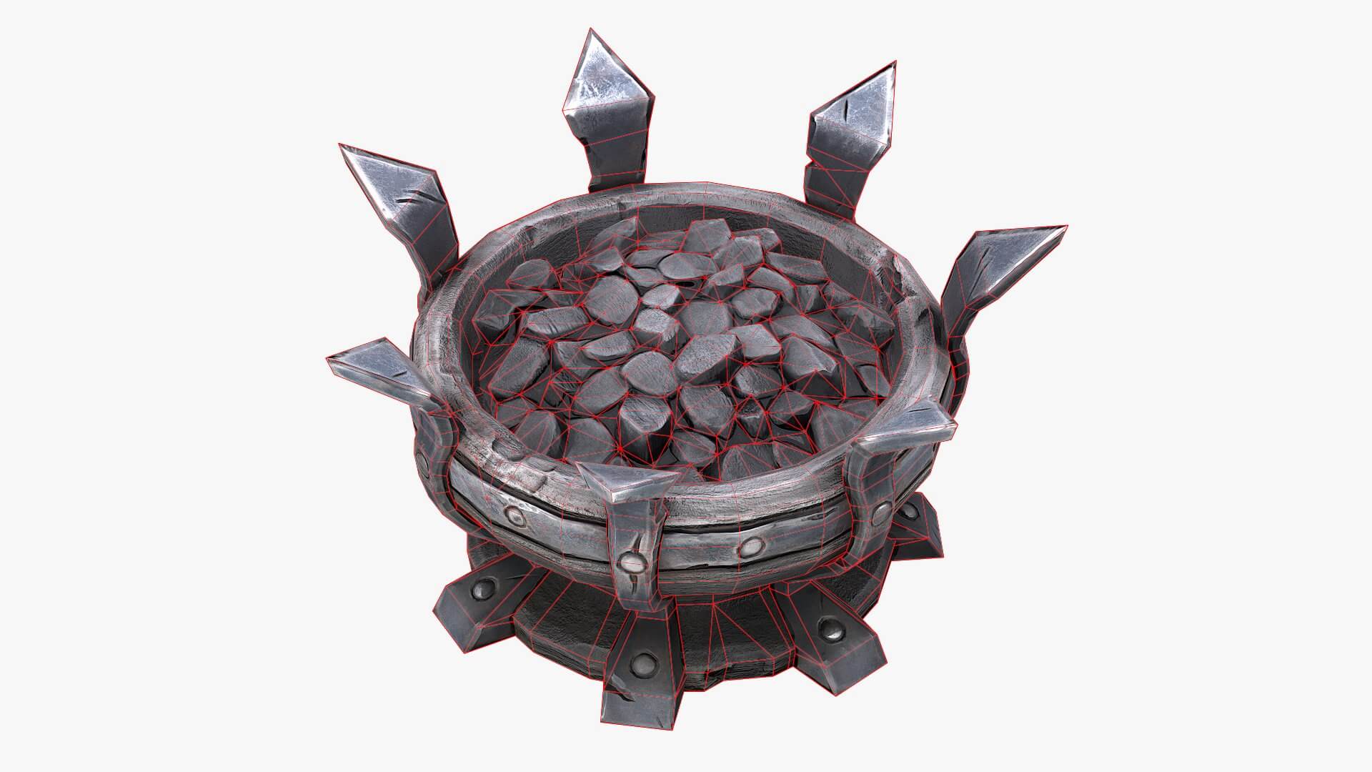 Brazier Lighting Pack - 3D Model by Dereza