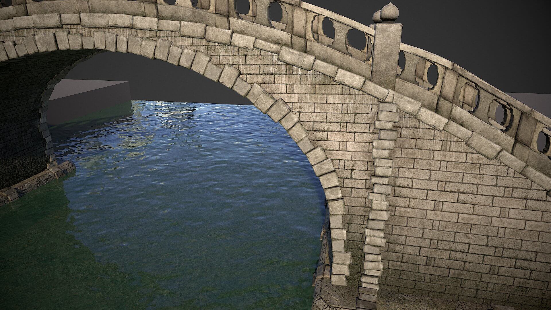Bridges and Modular Embankment Pack - 3D Model by Dereza