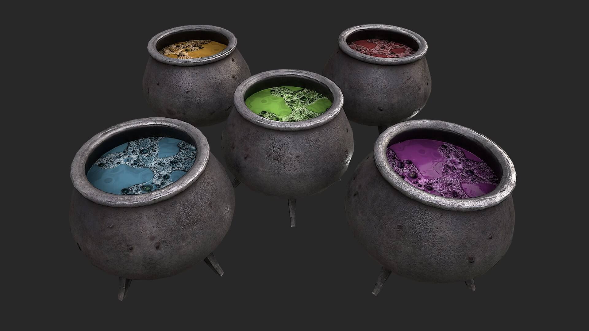 Cauldron - 3D Model by Dereza