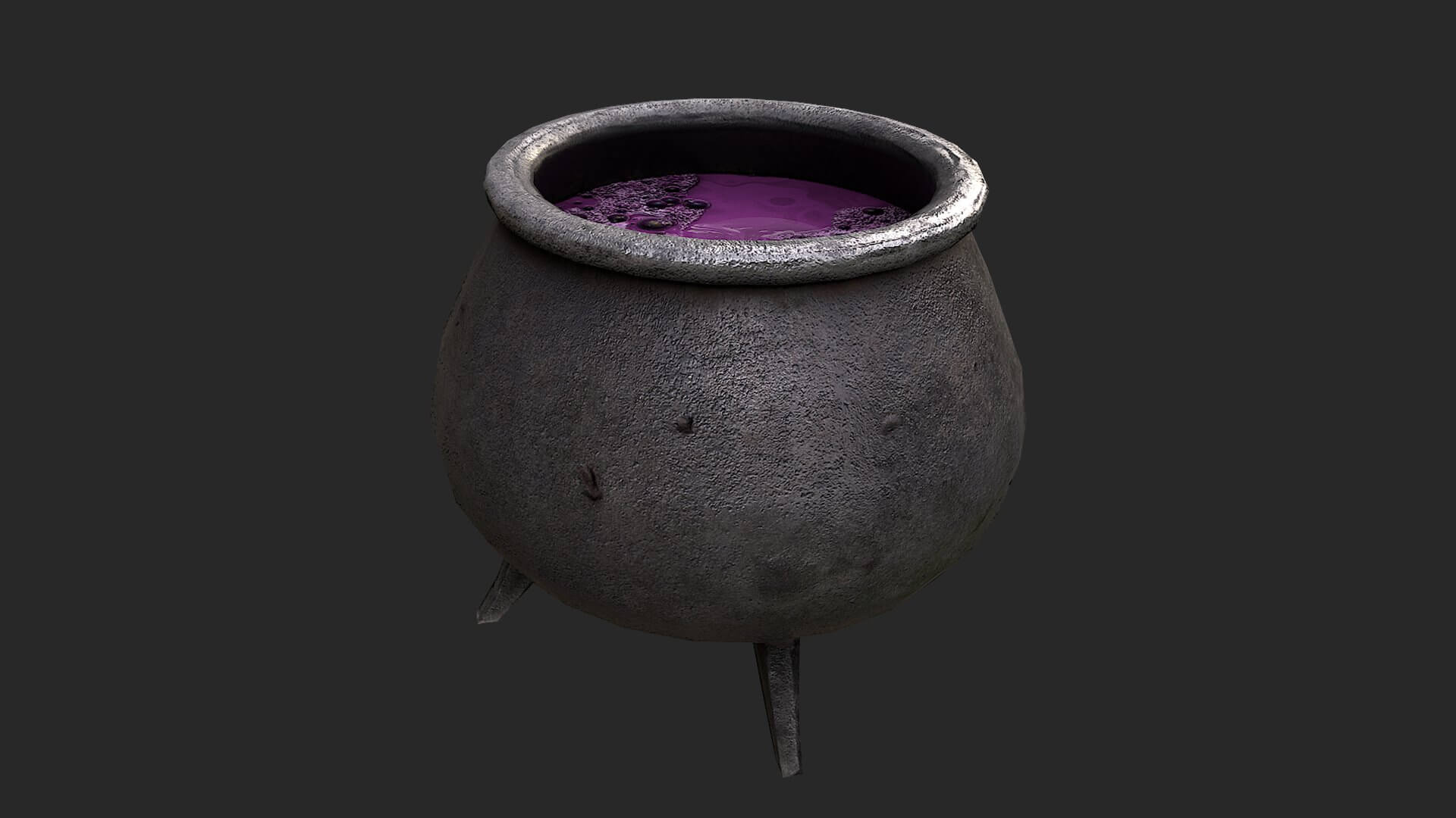 Cauldron - 3D Model by Dereza