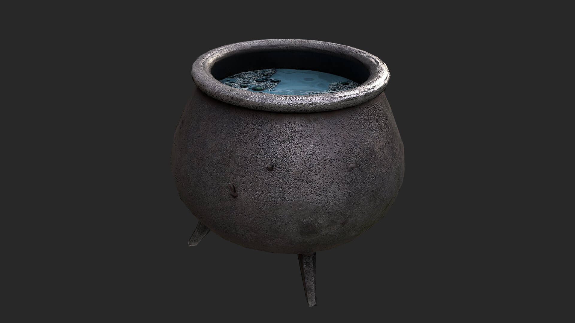 Cauldron - 3D Model by Dereza