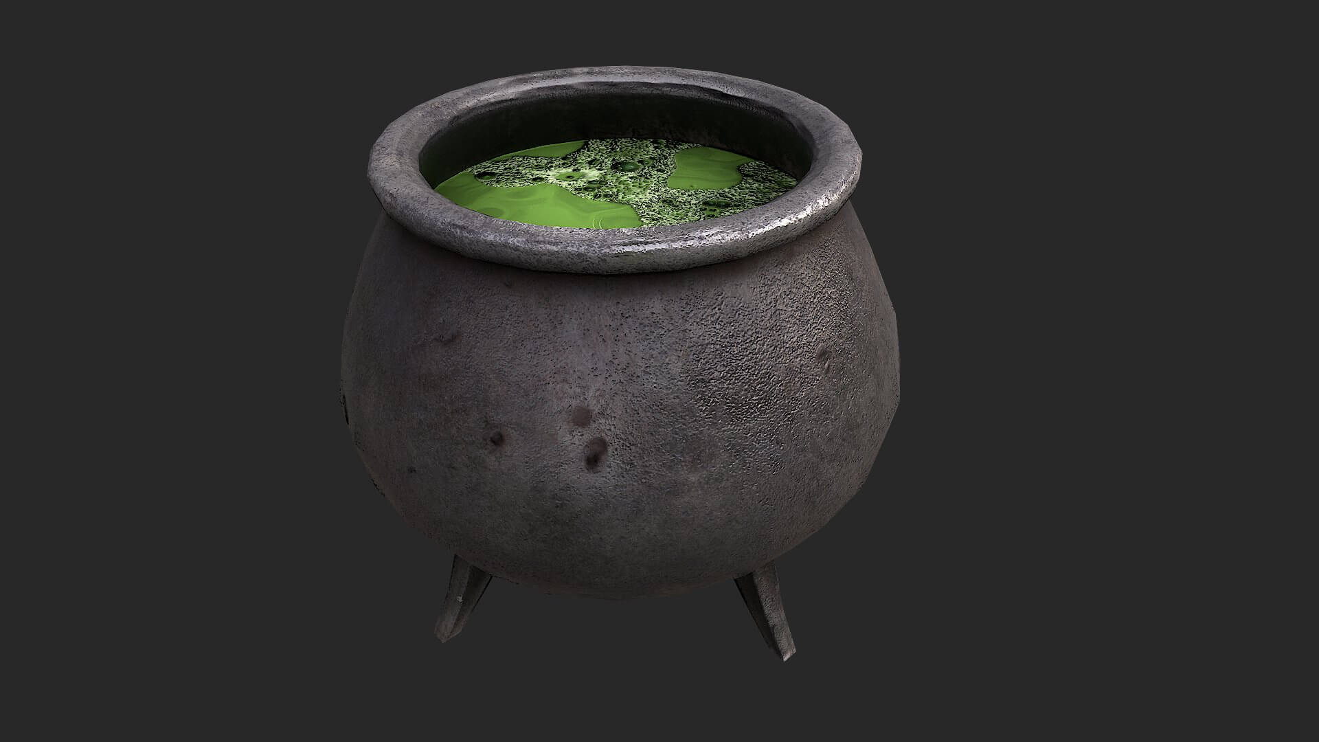Cauldron - 3D Model by Dereza
