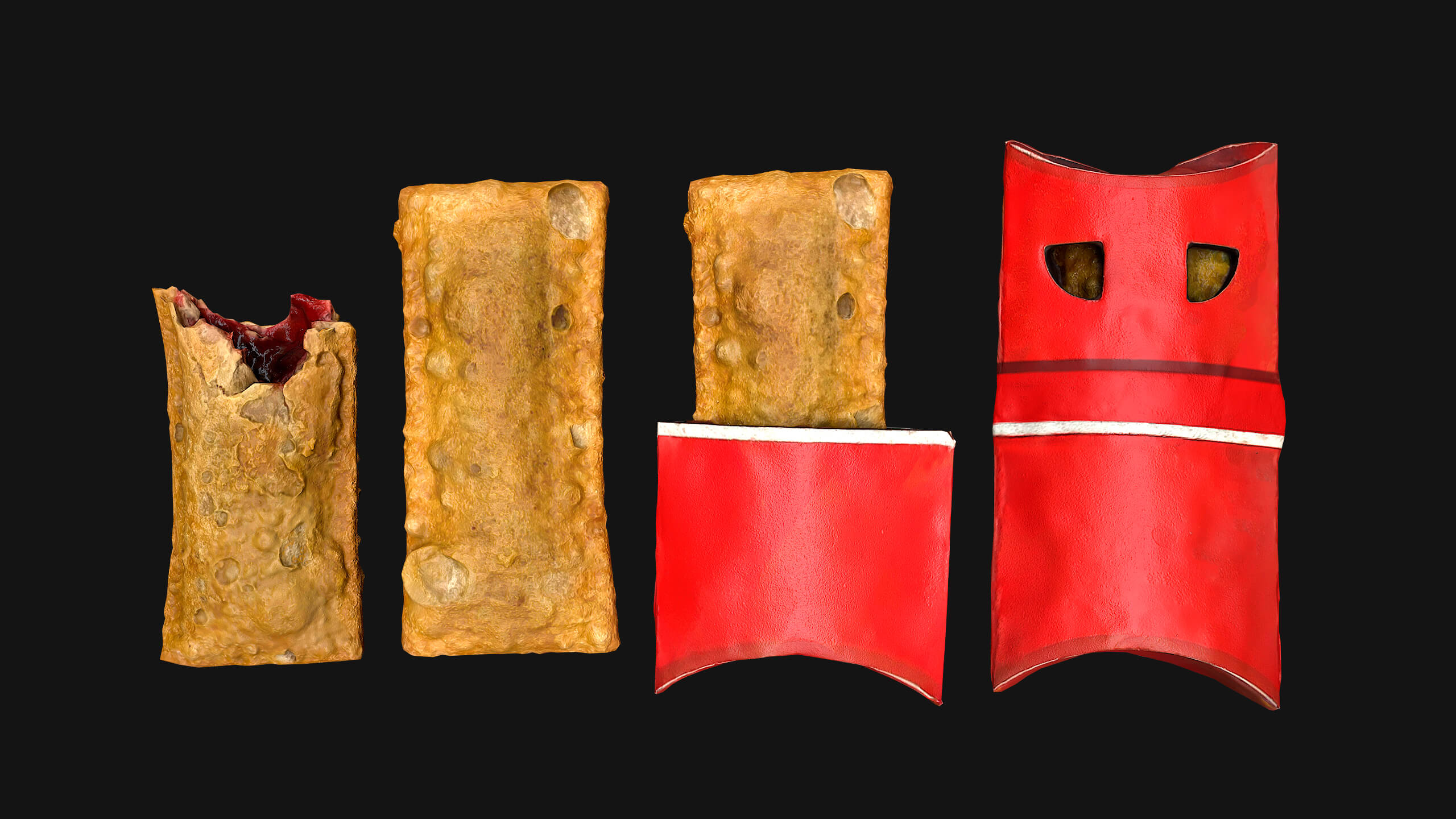 Cherry Pie Mcdonalds - 3D Model by Dereza