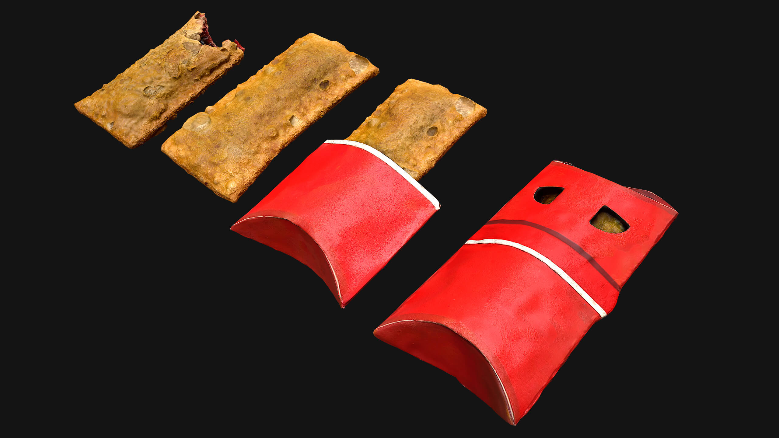 Cherry Pie Mcdonalds - 3D Model by Dereza