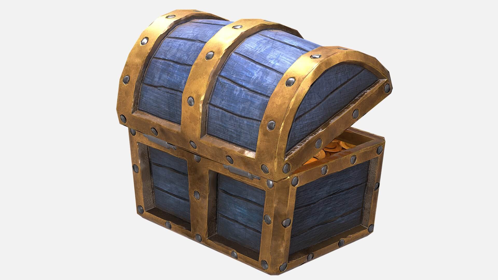 Chest Stylized - 3D Model by Dereza