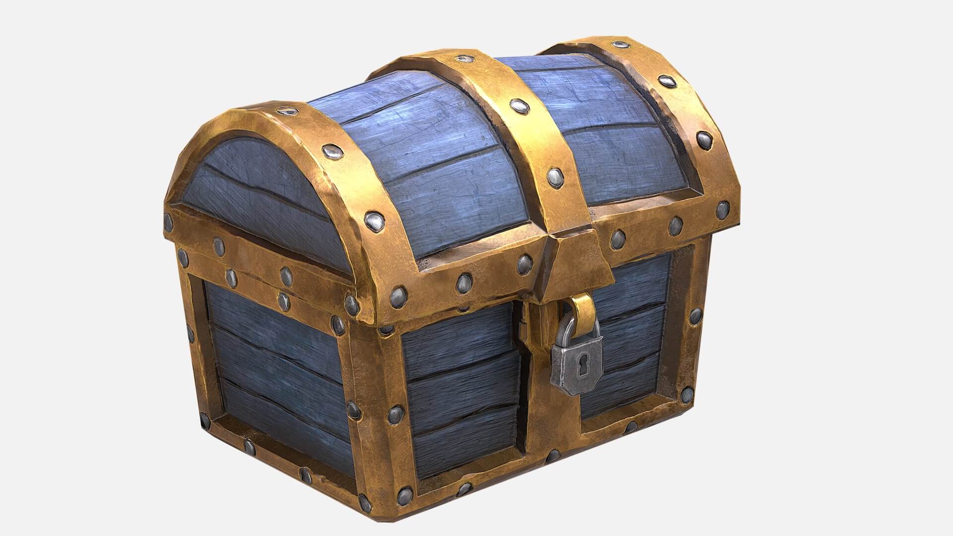 Chest Stylized - 3D Model by Dereza