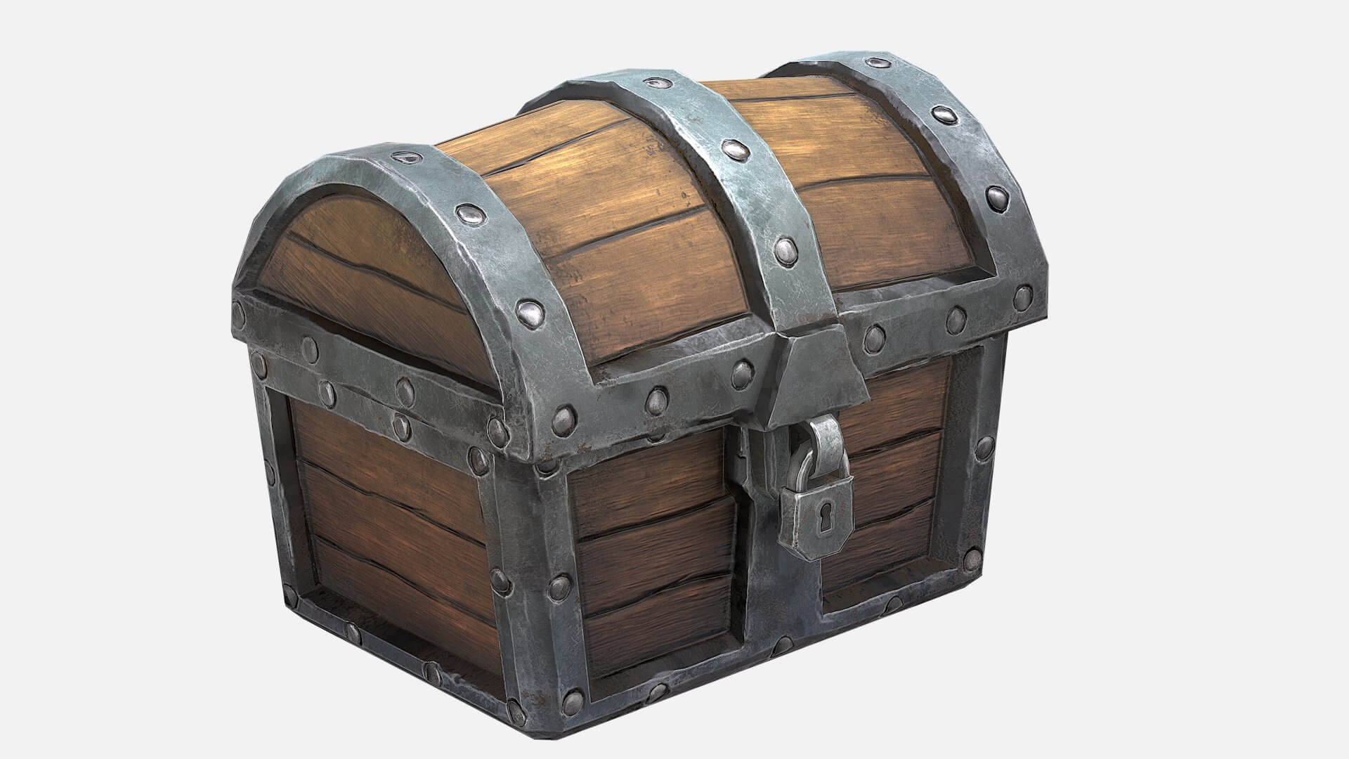 Chest Stylized - 3D Model by Dereza