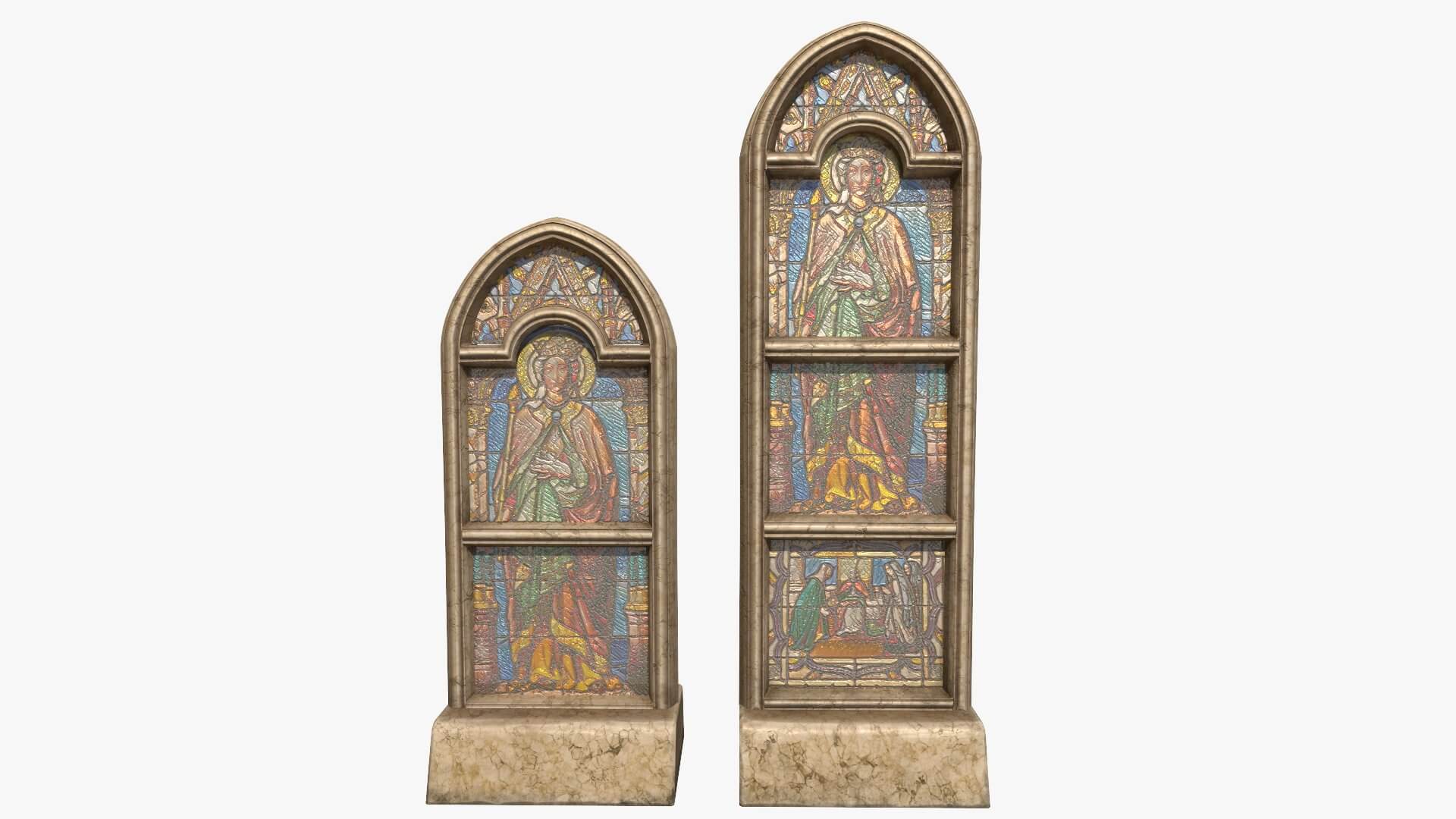 Church Window - 3D Model by Dereza