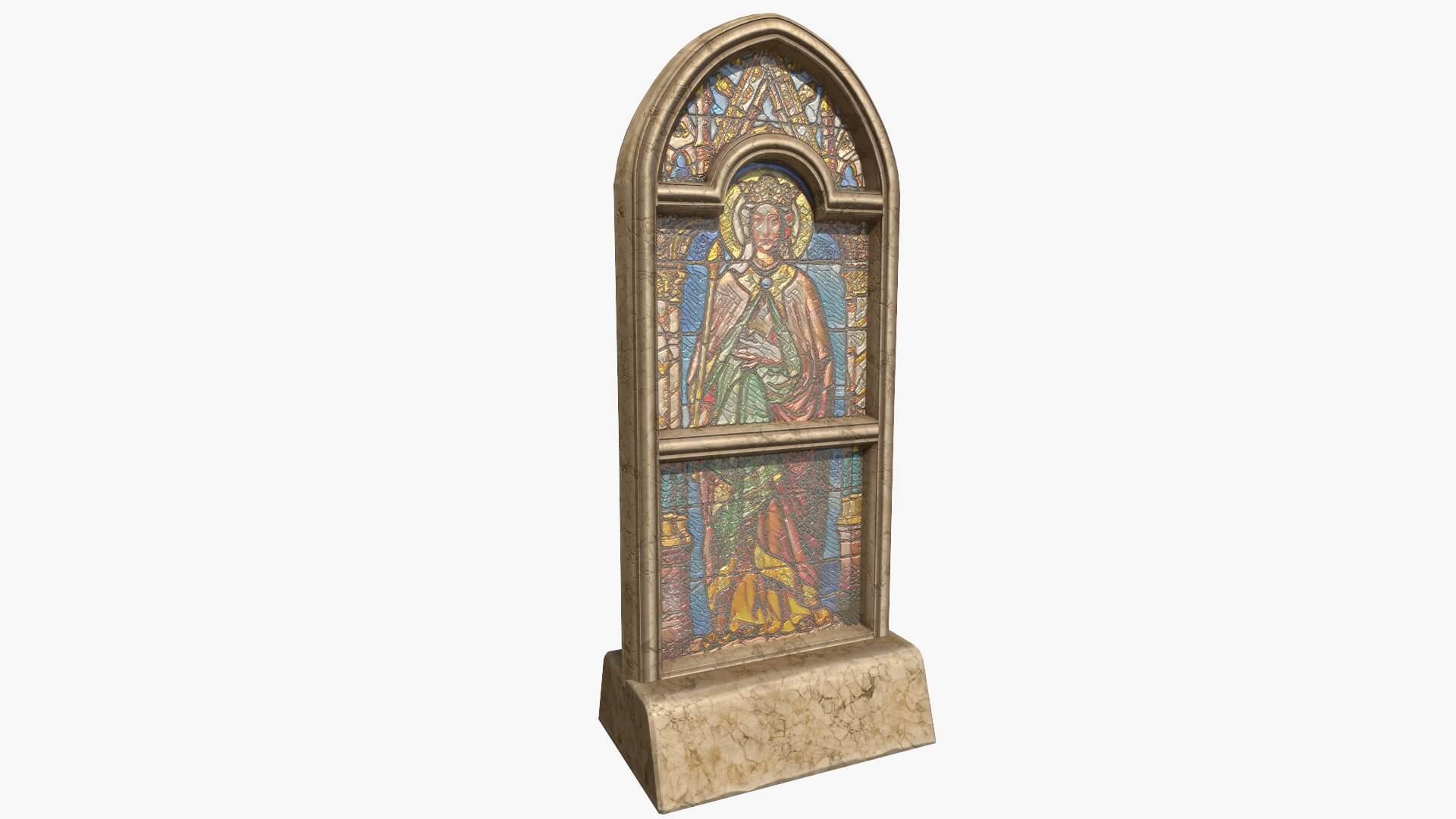 Church Window - 3D Model by Dereza