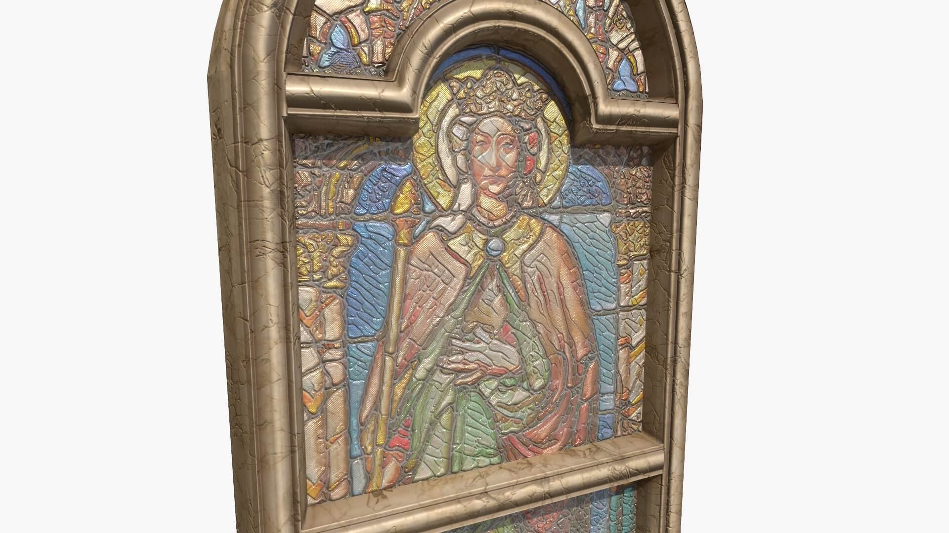 Church Window - 3D Model by Dereza