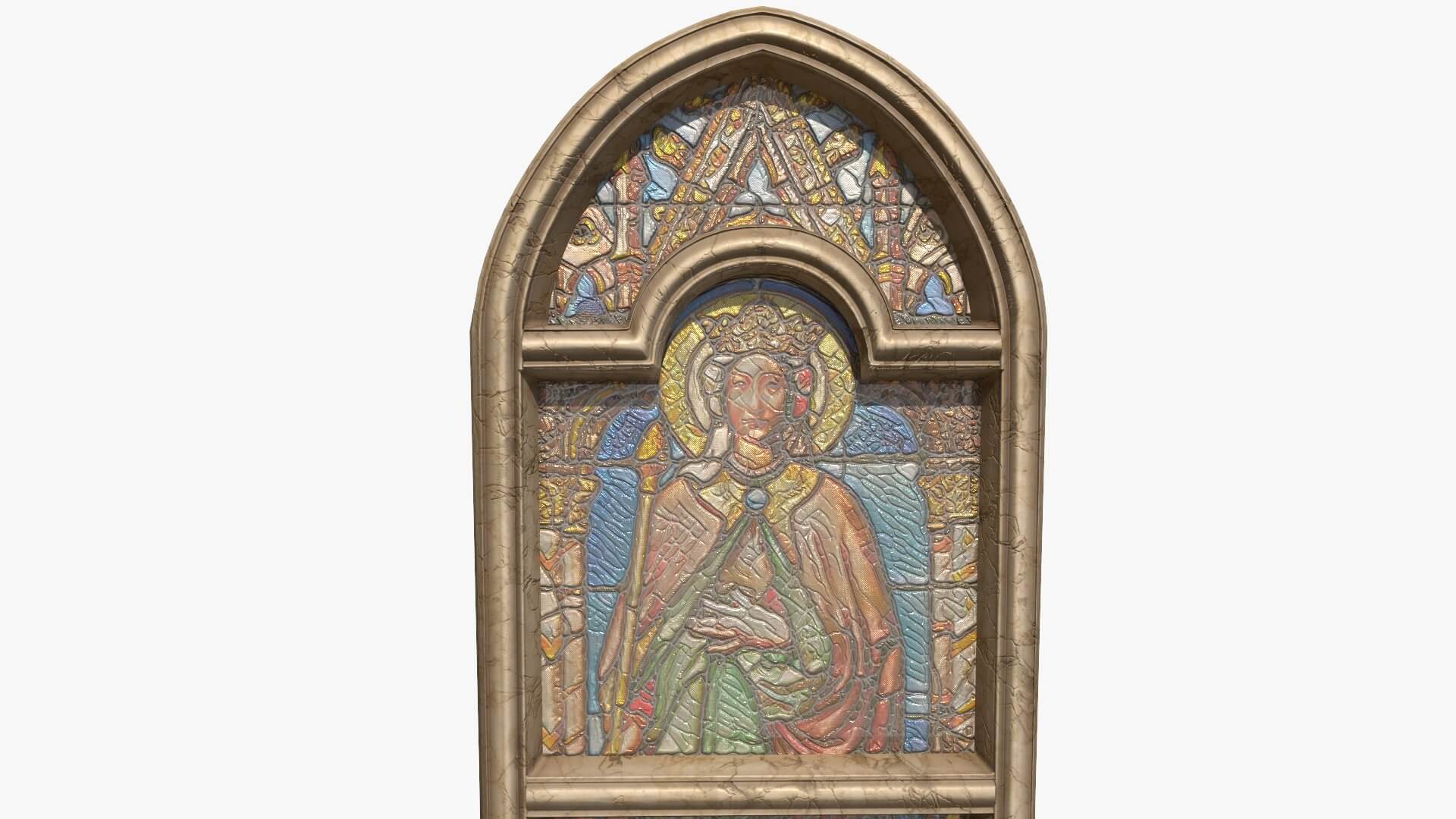 Church Window - 3D Model by Dereza