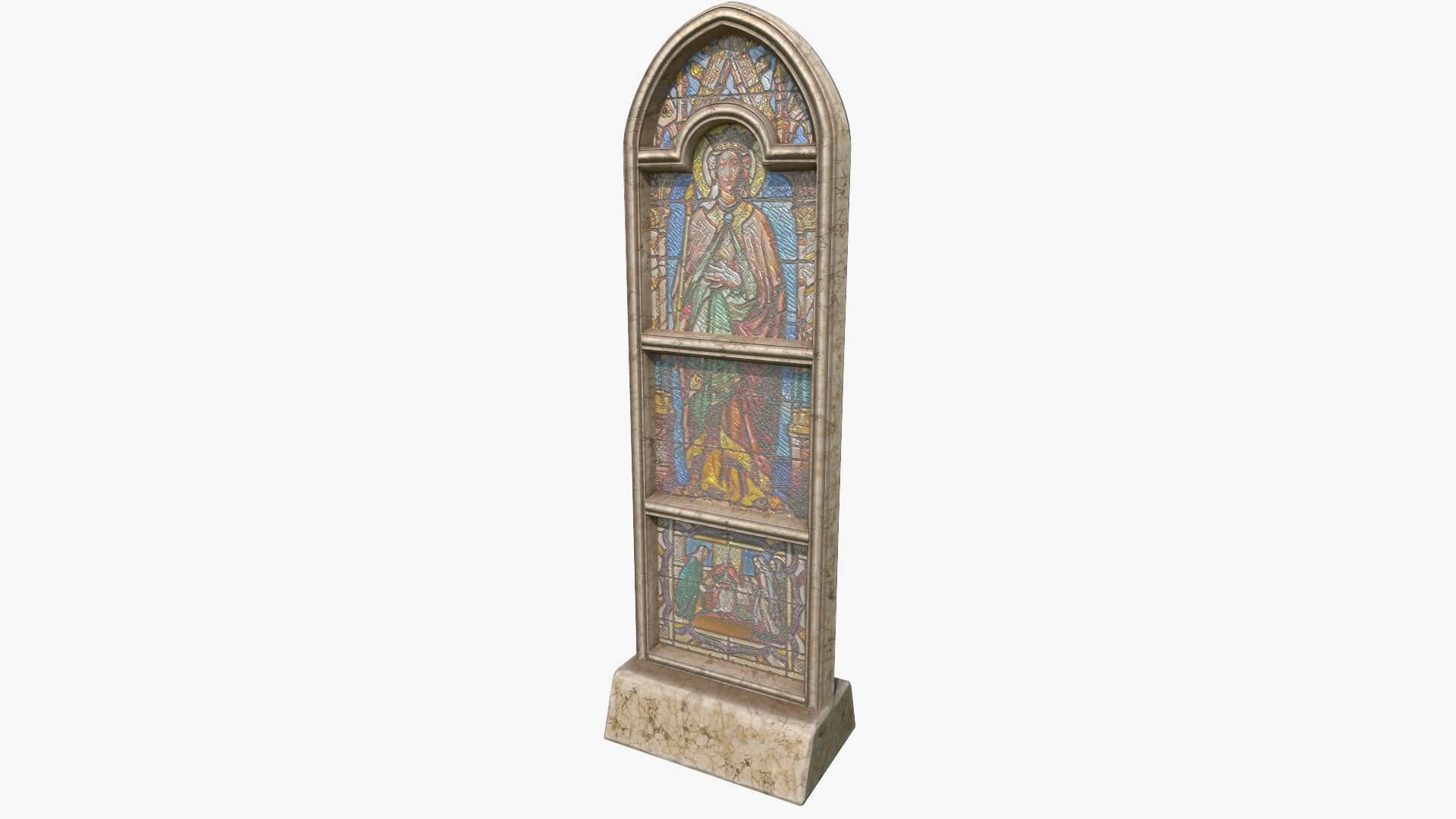 Church Window - 3D Model by Dereza