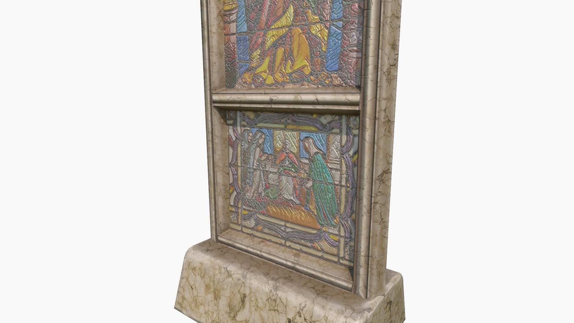 Church Window - 3D Model by Dereza