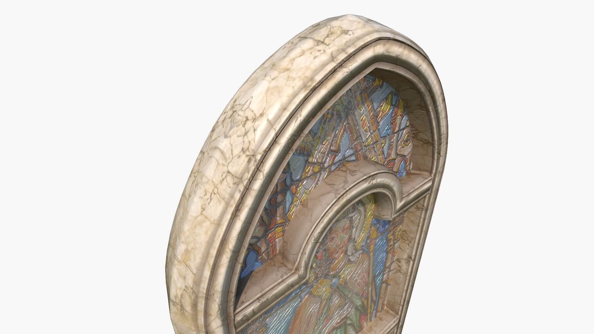 Church Window - 3D Model by Dereza