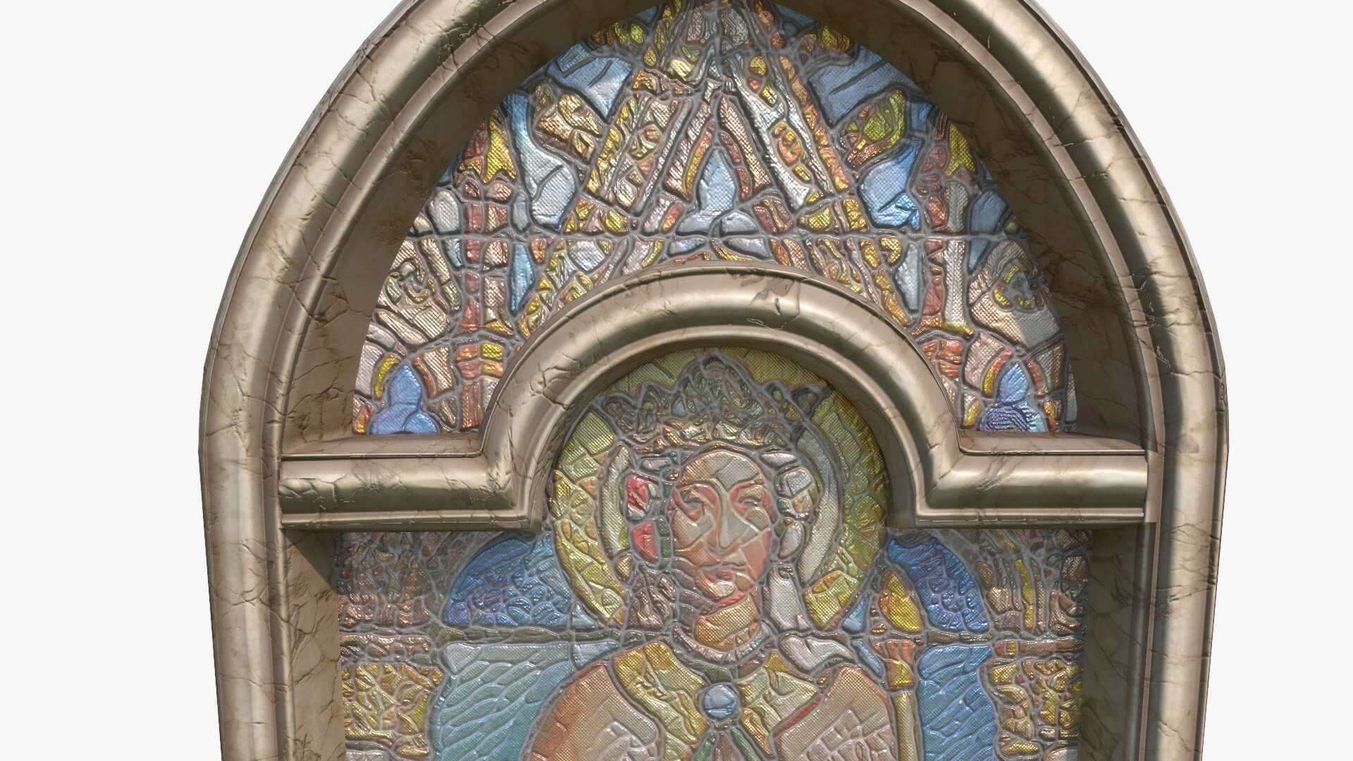 Church Window - 3D Model by Dereza