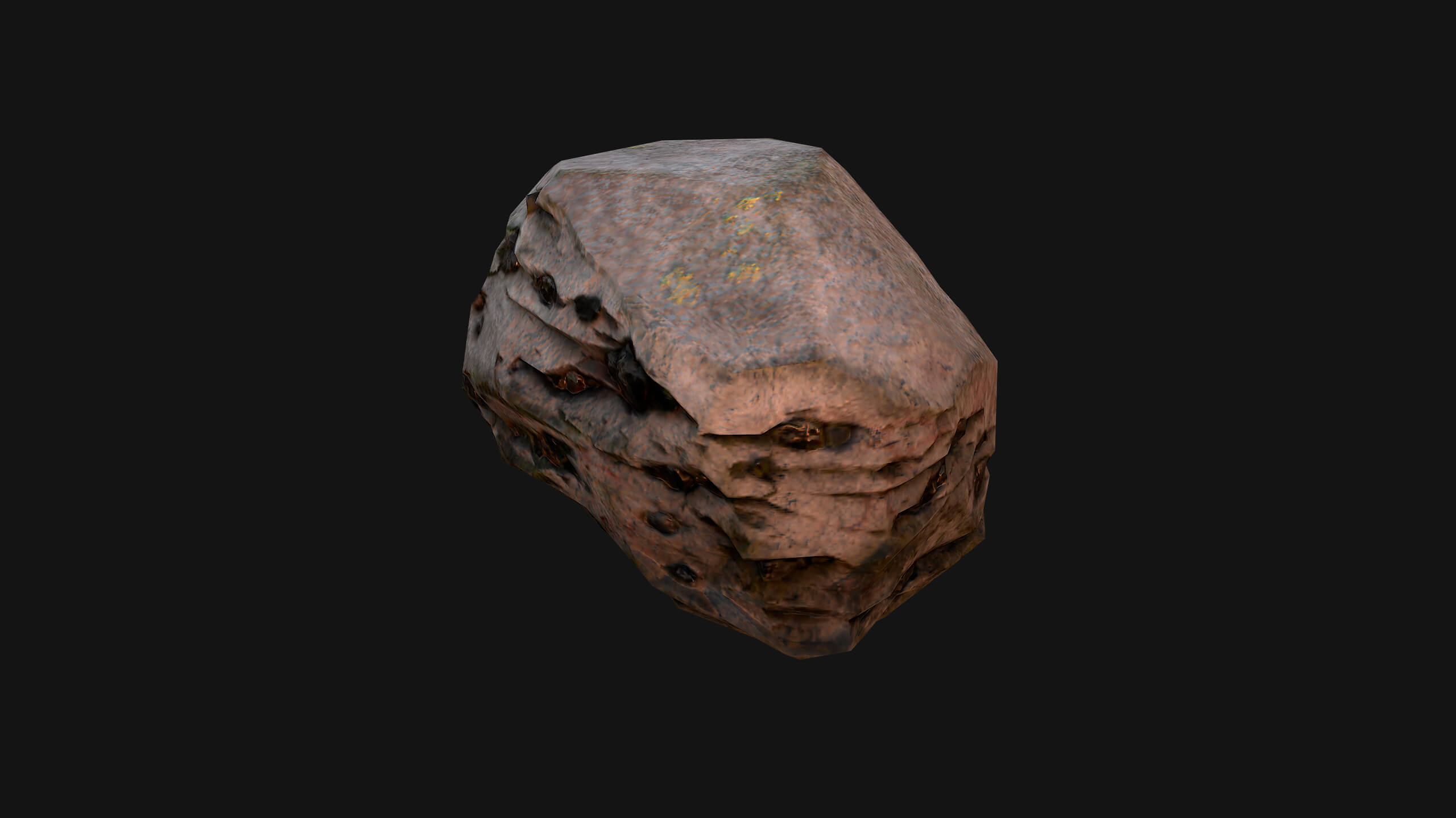 Coal Deposits Ore Industrial Resources - 3D Model by Dereza