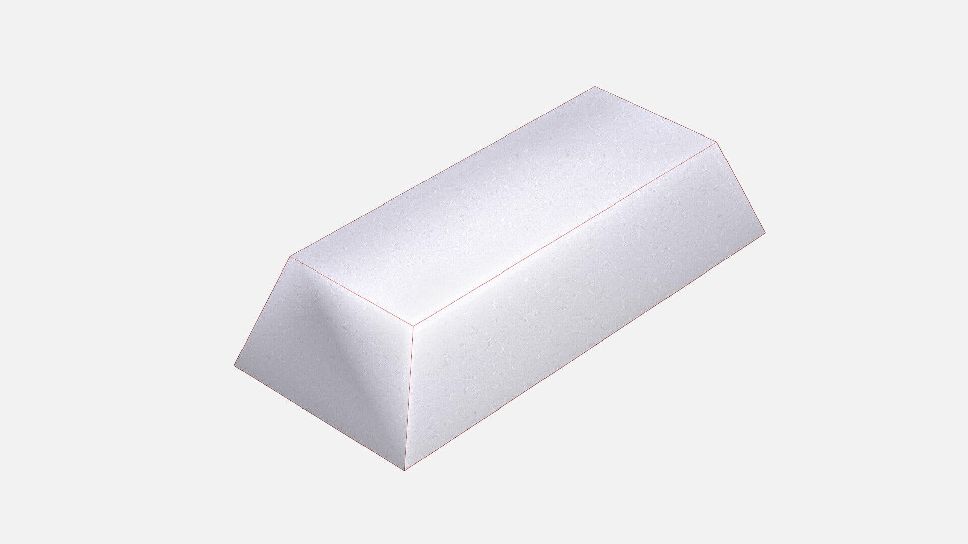 Copper Ingot - 3D Model by Dereza