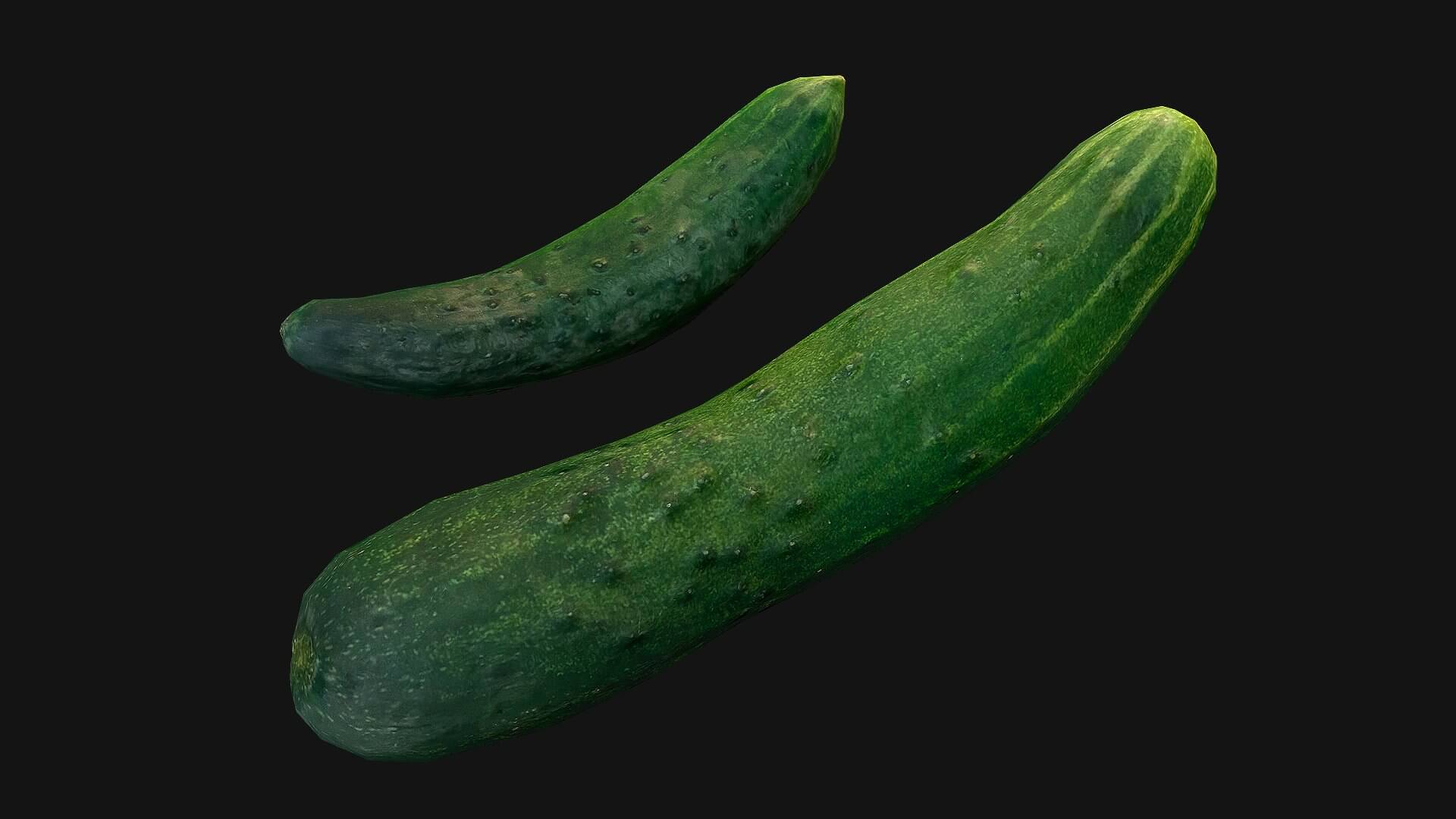 Cucumber - 3D Model by Dereza