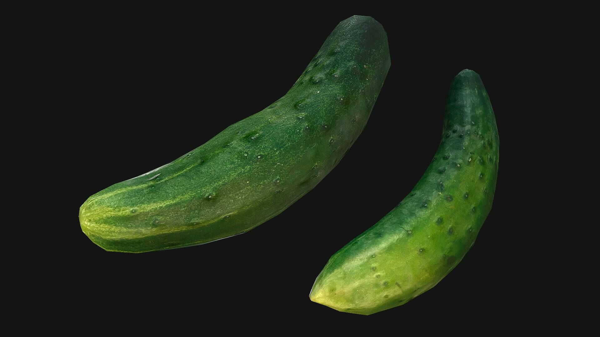 Cucumber - 3D Model by Dereza