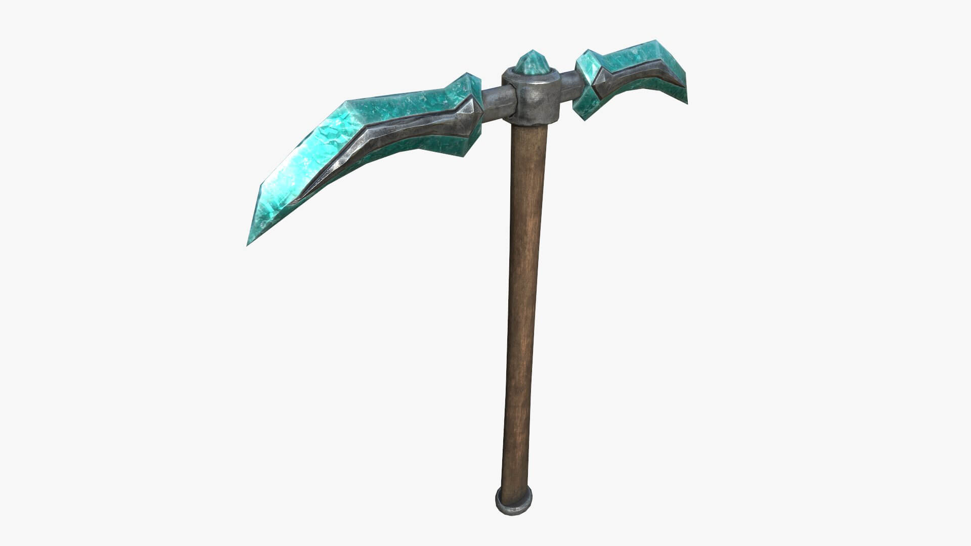Diamond Pickaxe Minecraft 3d