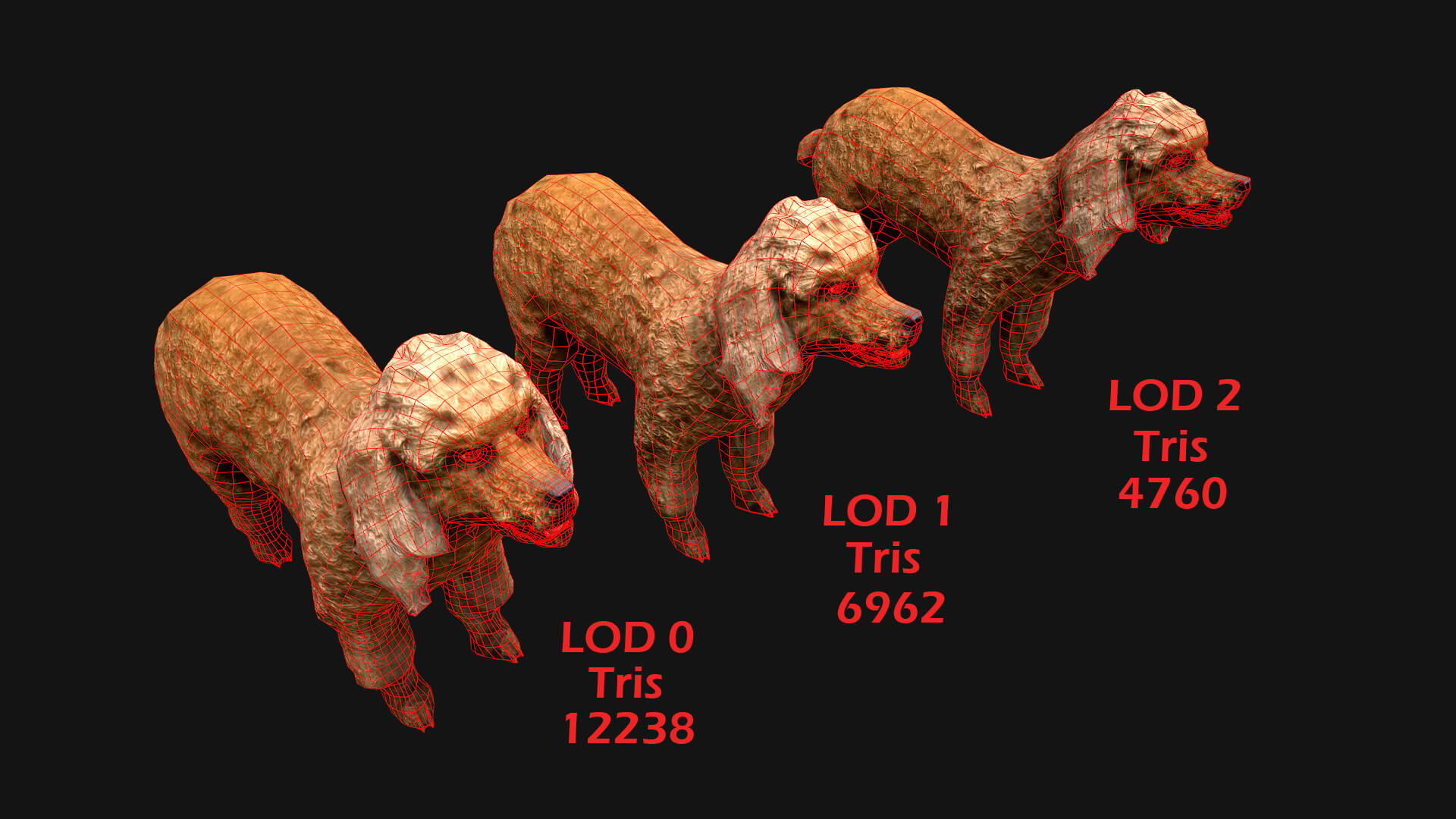 Dog Cockapoo Cocker Spaniel Mix Poodle - 3D Model by Dereza