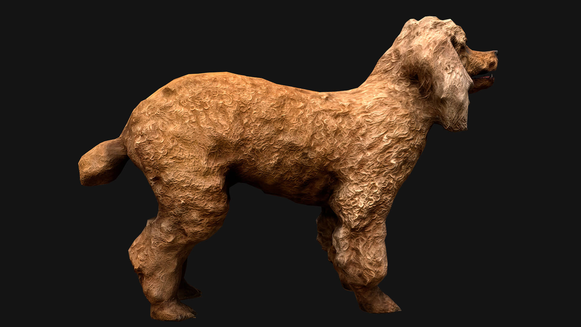 Dog Cockapoo Cocker Spaniel Mix Poodle - 3D Model by Dereza