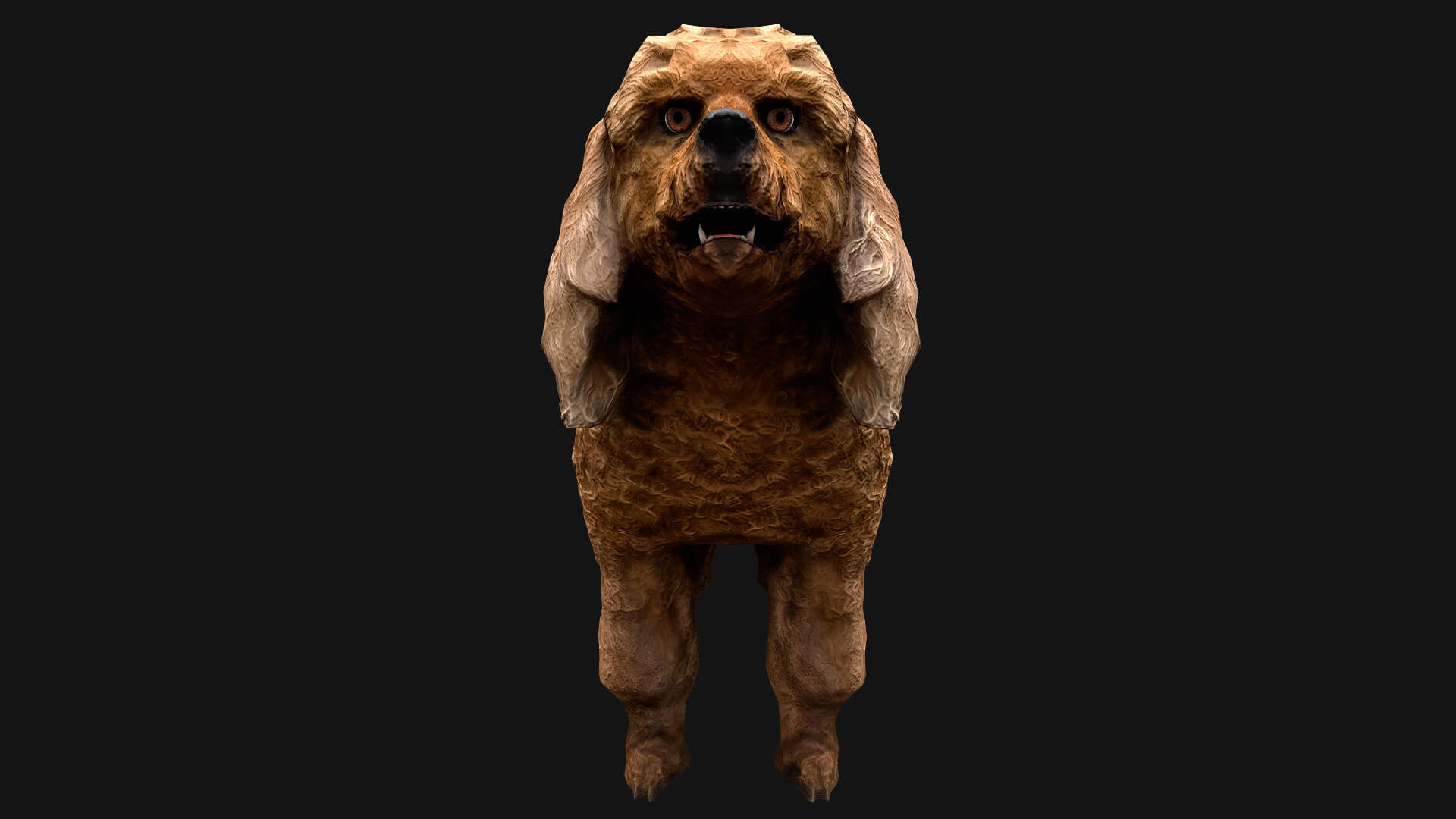 Dog Cockapoo Cocker Spaniel Mix Poodle - 3D Model by Dereza