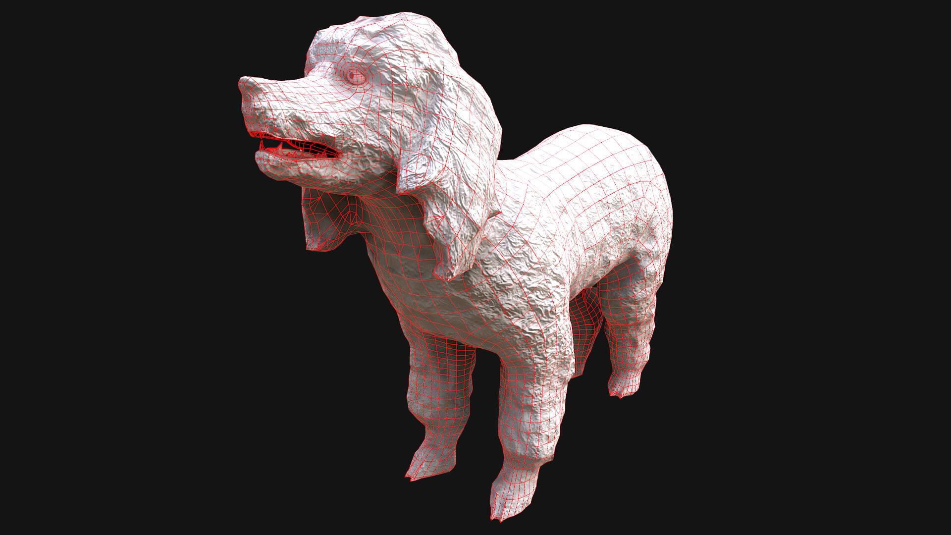 Dog Cockapoo Cocker Spaniel Mix Poodle - 3D Model by Dereza