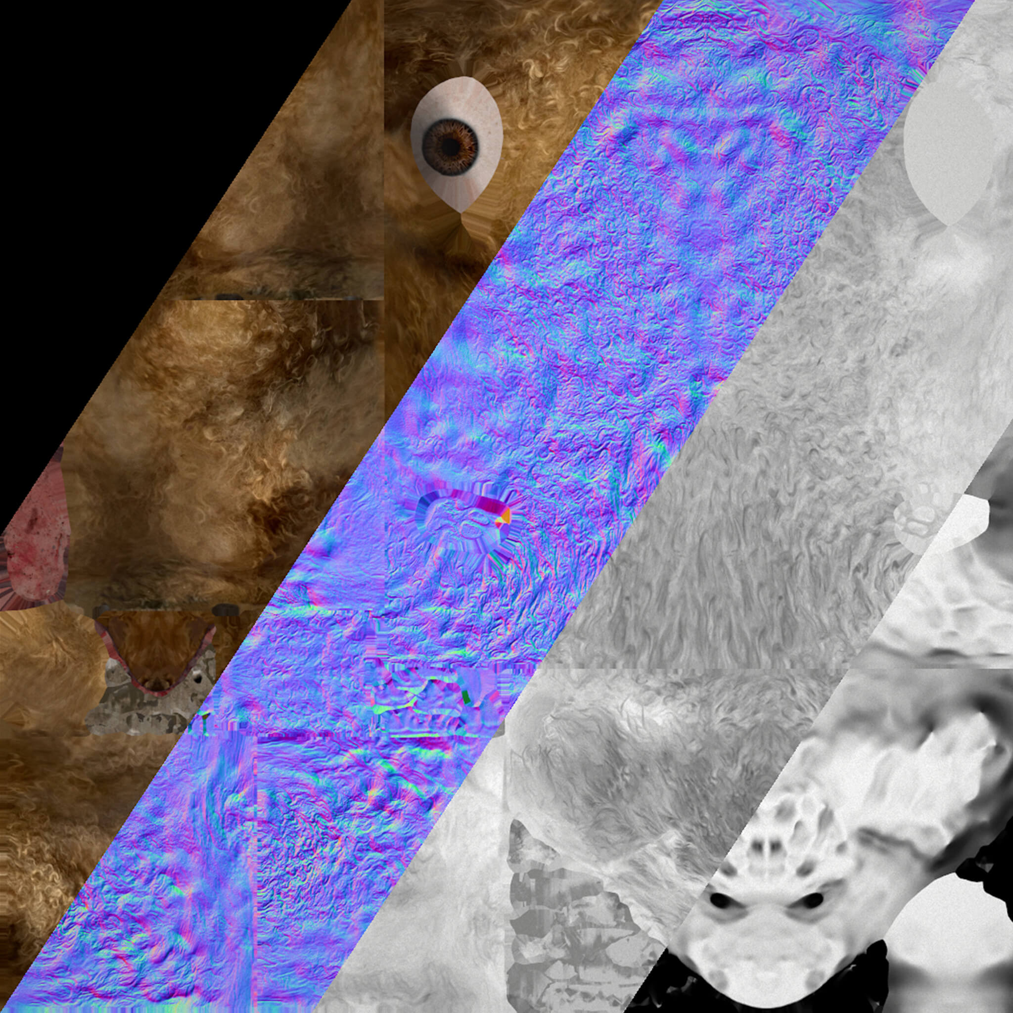 Dog Cockapoo Cocker Spaniel Mix Poodle - 3D Model by Dereza