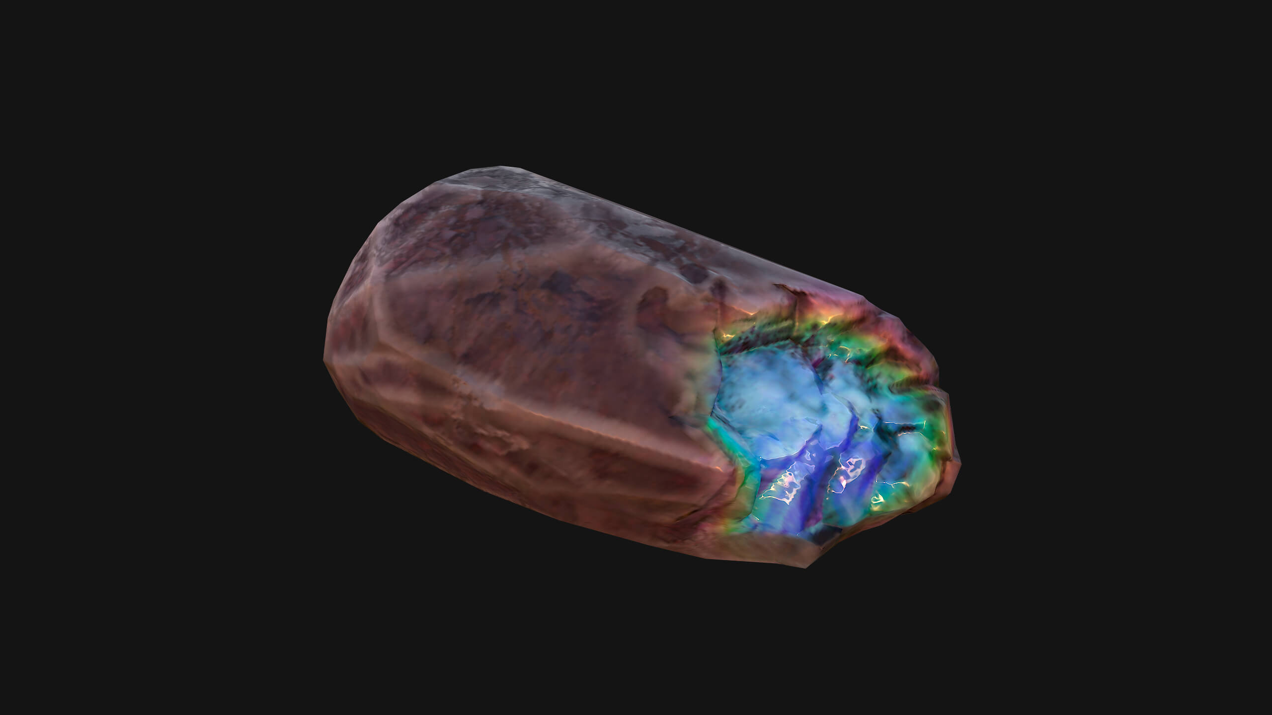 Dungeon Magic Crystals Deposits Ore and Minerals - 3D Model by Dereza