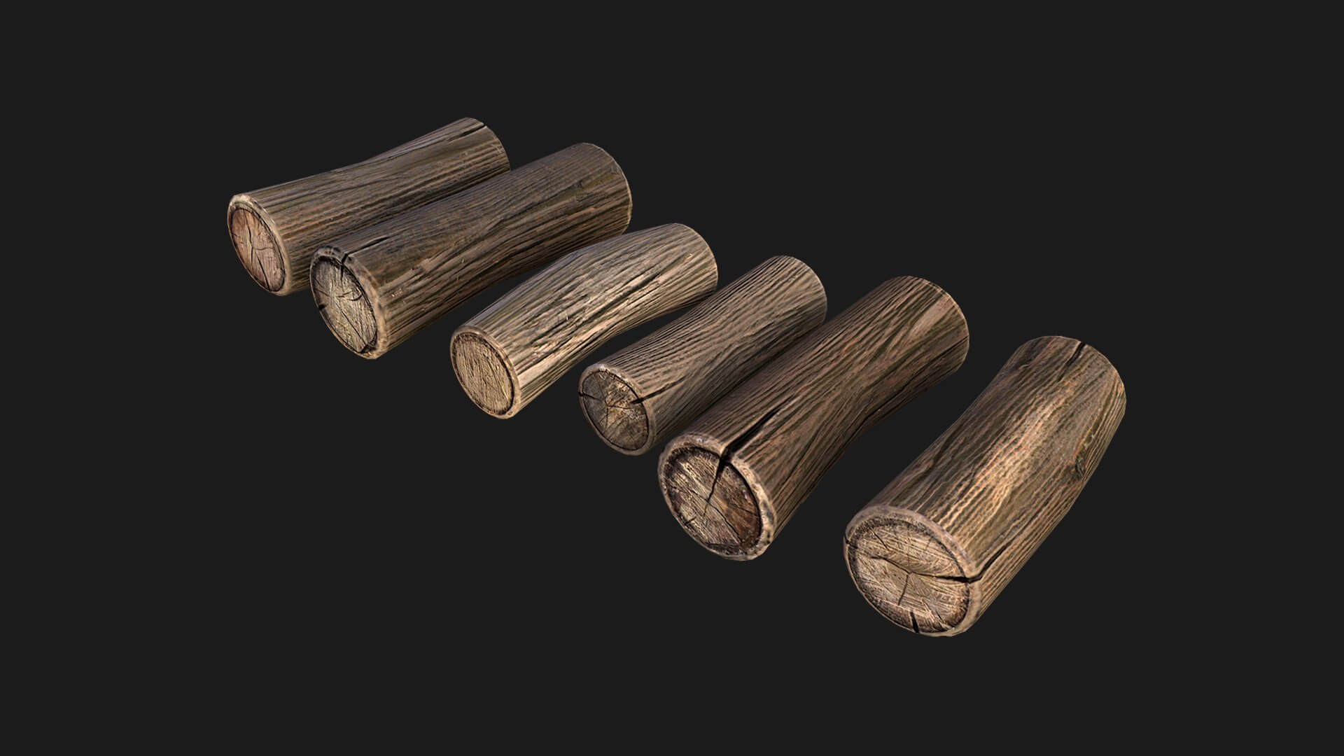 Firewood - 3D Model by Dereza