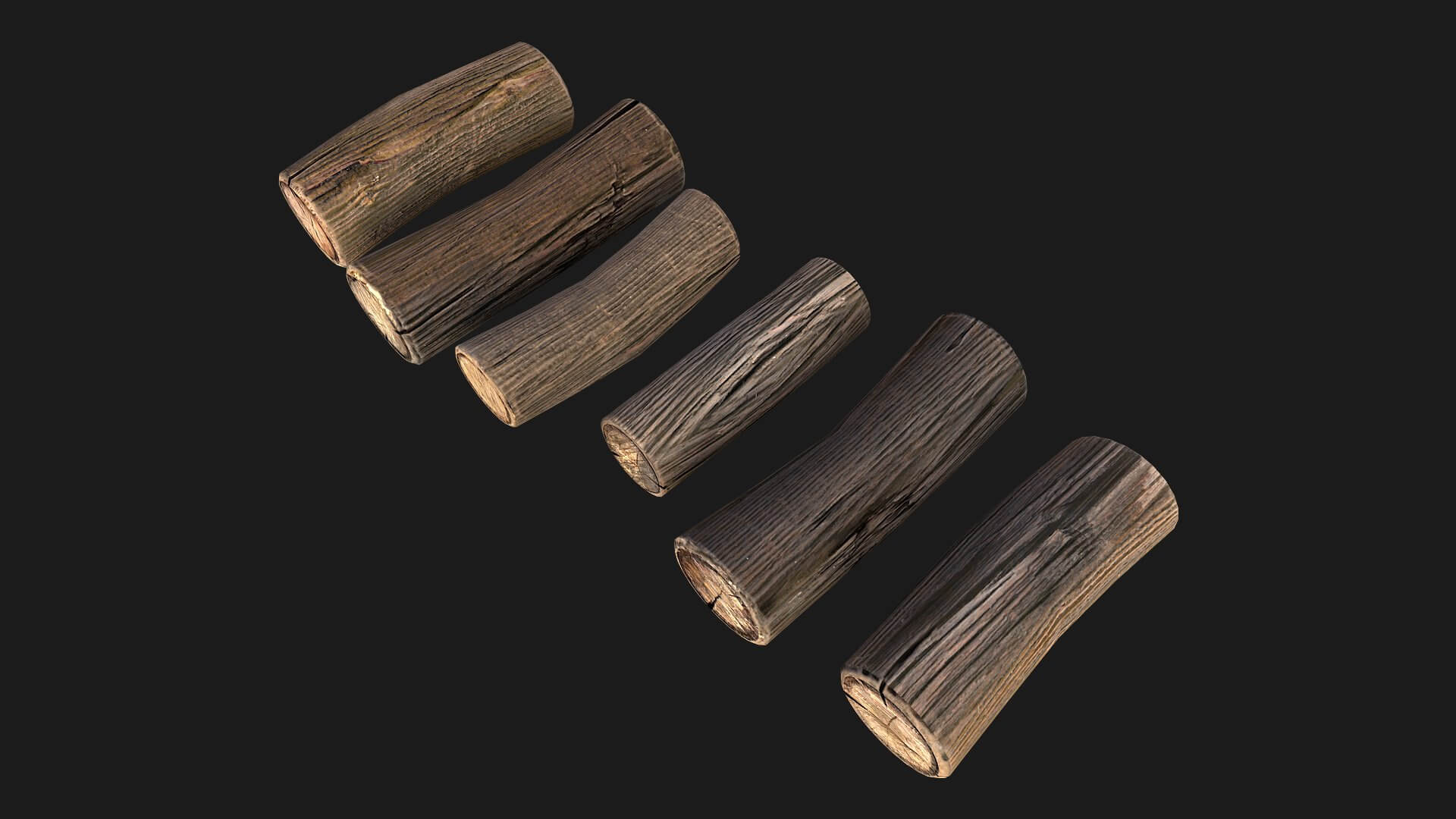 Firewood - 3D Model by Dereza