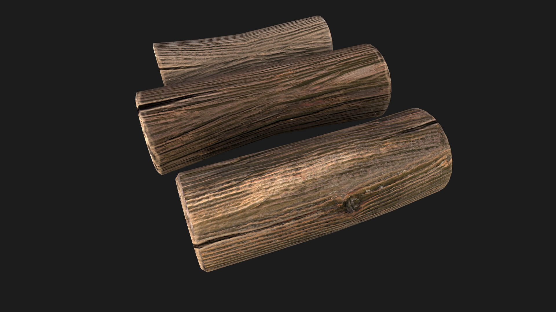 Firewood - 3D Model by Dereza