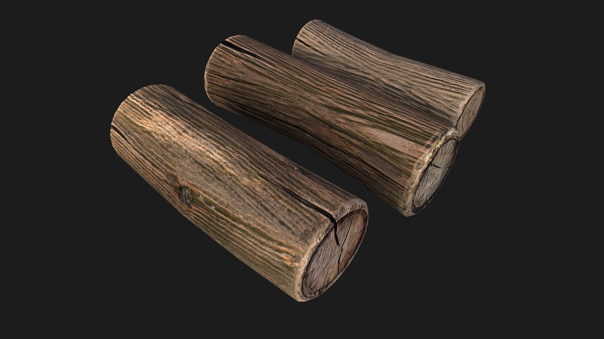 Firewood - 3D Model by Dereza