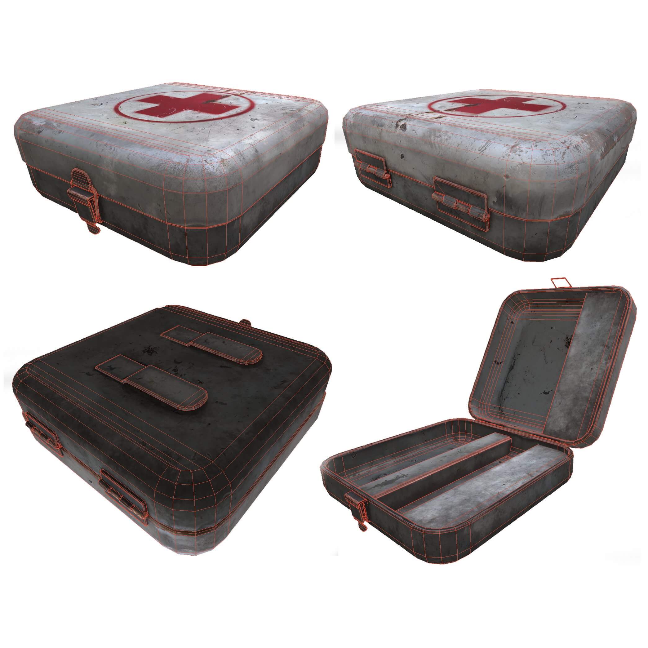 First Aid Kit - 3D Model by Dereza