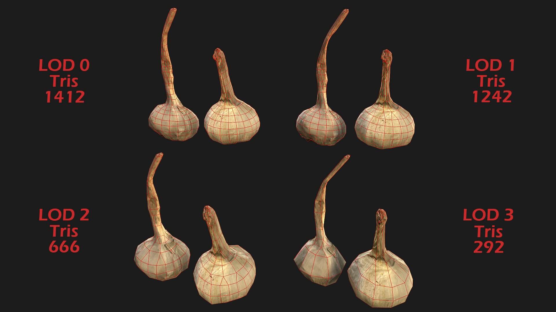 Garlic Box Crate - 3D Model by Dereza