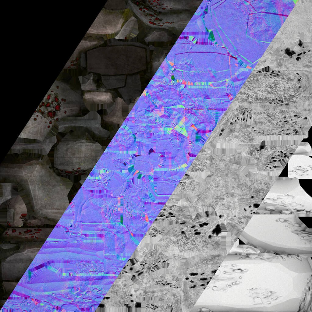 Gems Gemstone Minerals Magical Crystals Ore - 3D Model by Dereza