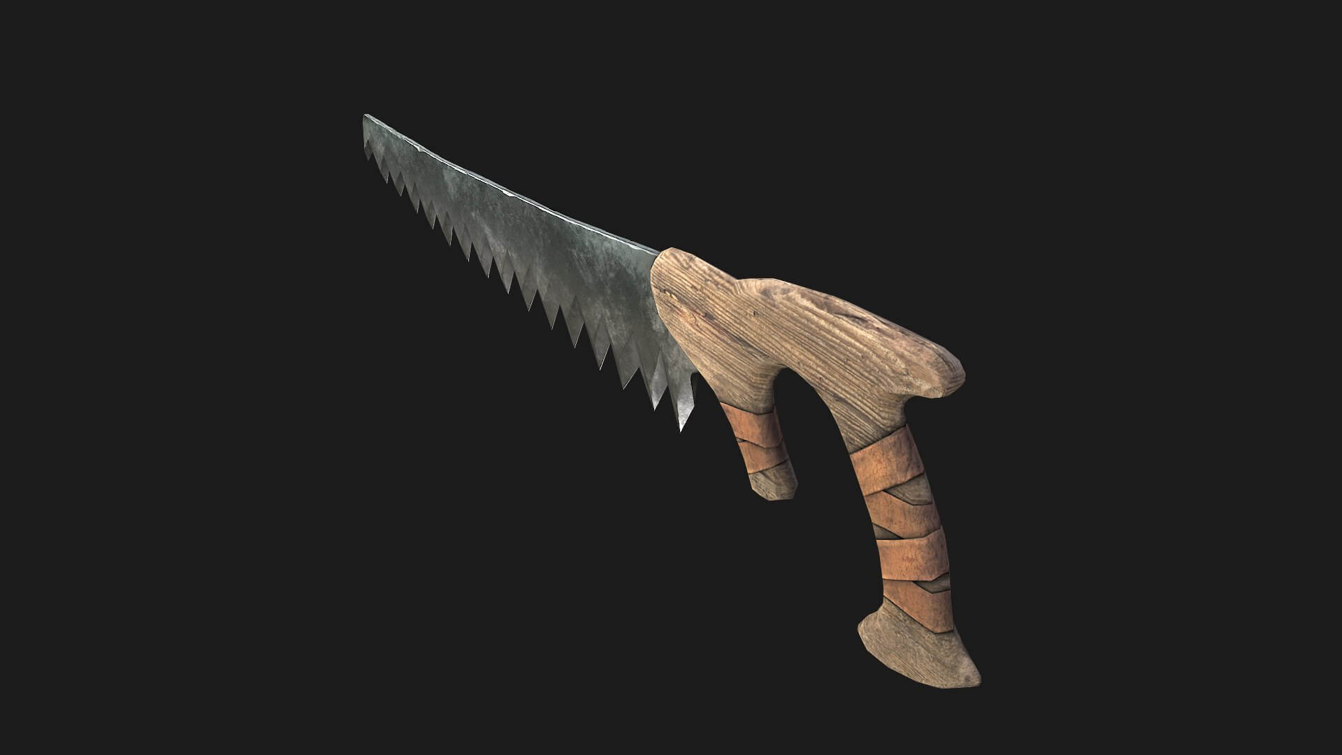 Hand Saw - 3D Model by Dereza