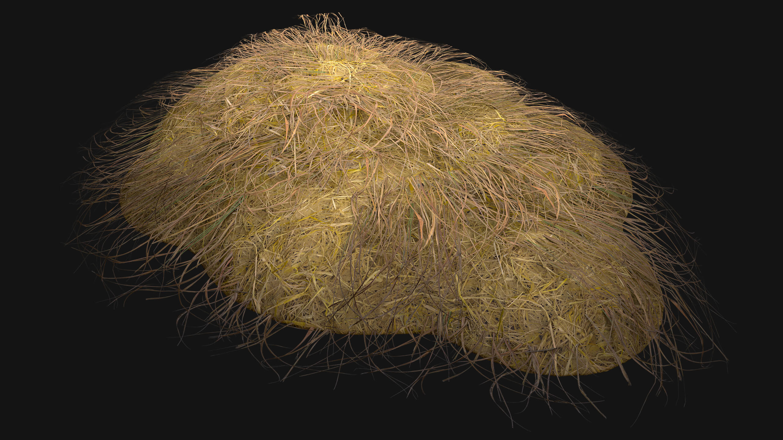 Haystack and Straw on Earth - 3D Model by Dereza