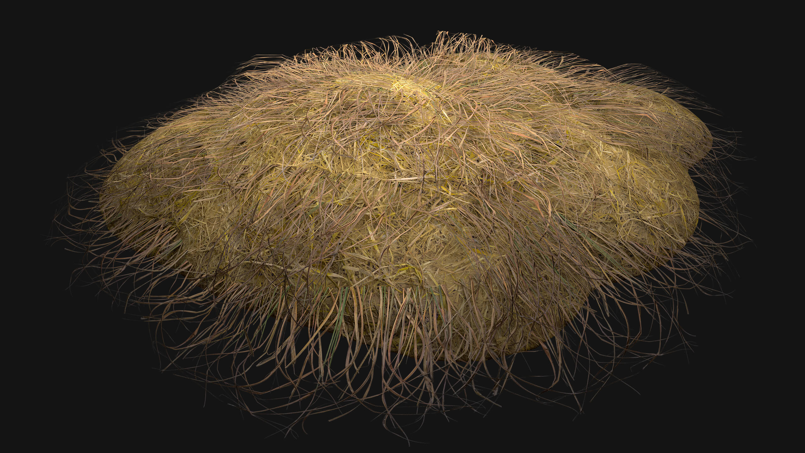 Haystack and Straw on Earth - 3D Model by Dereza